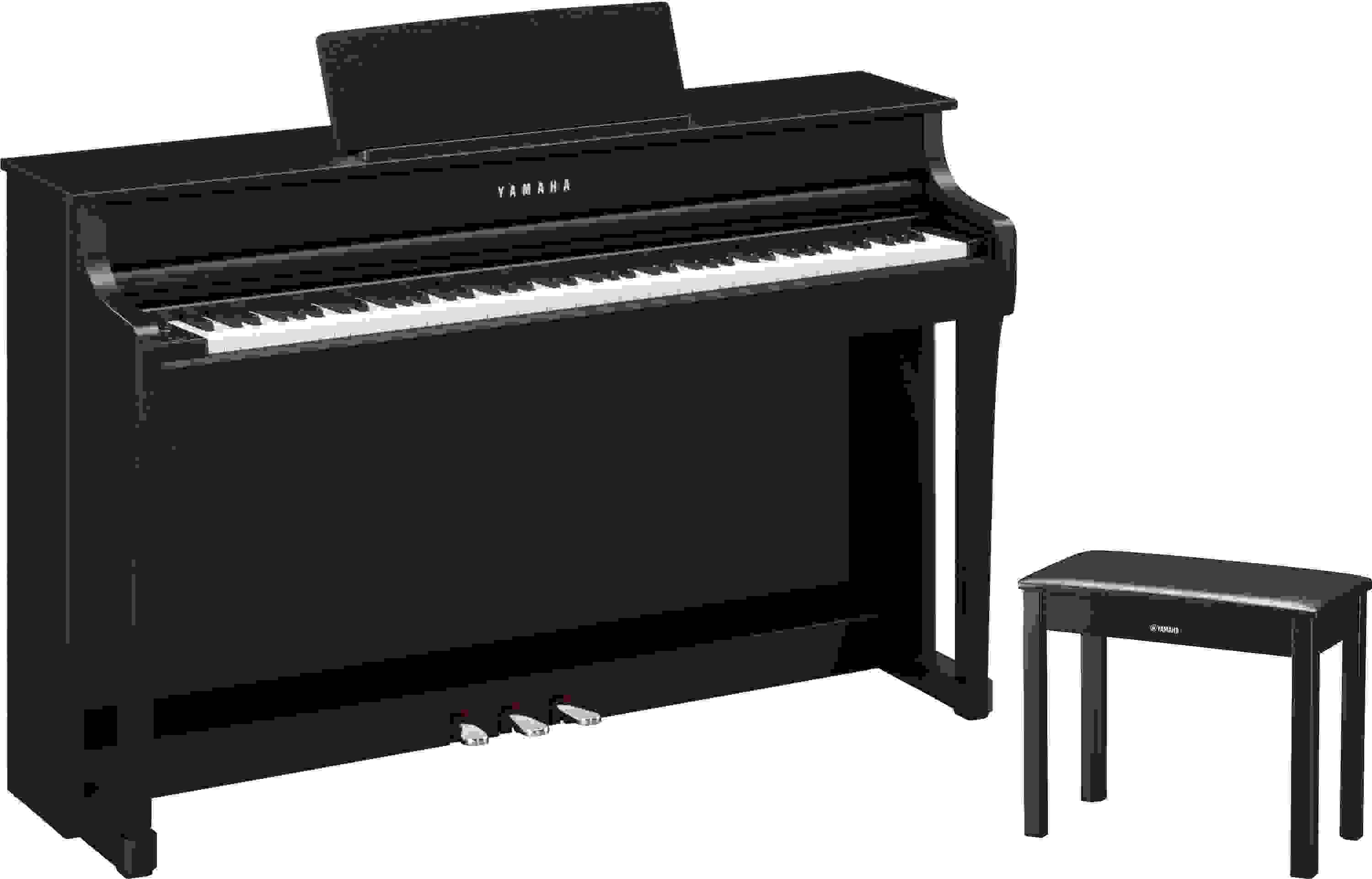 Yamaha Clavinova CLP-835 Console Digital Piano with Bench - Matte Black | Sweetwater