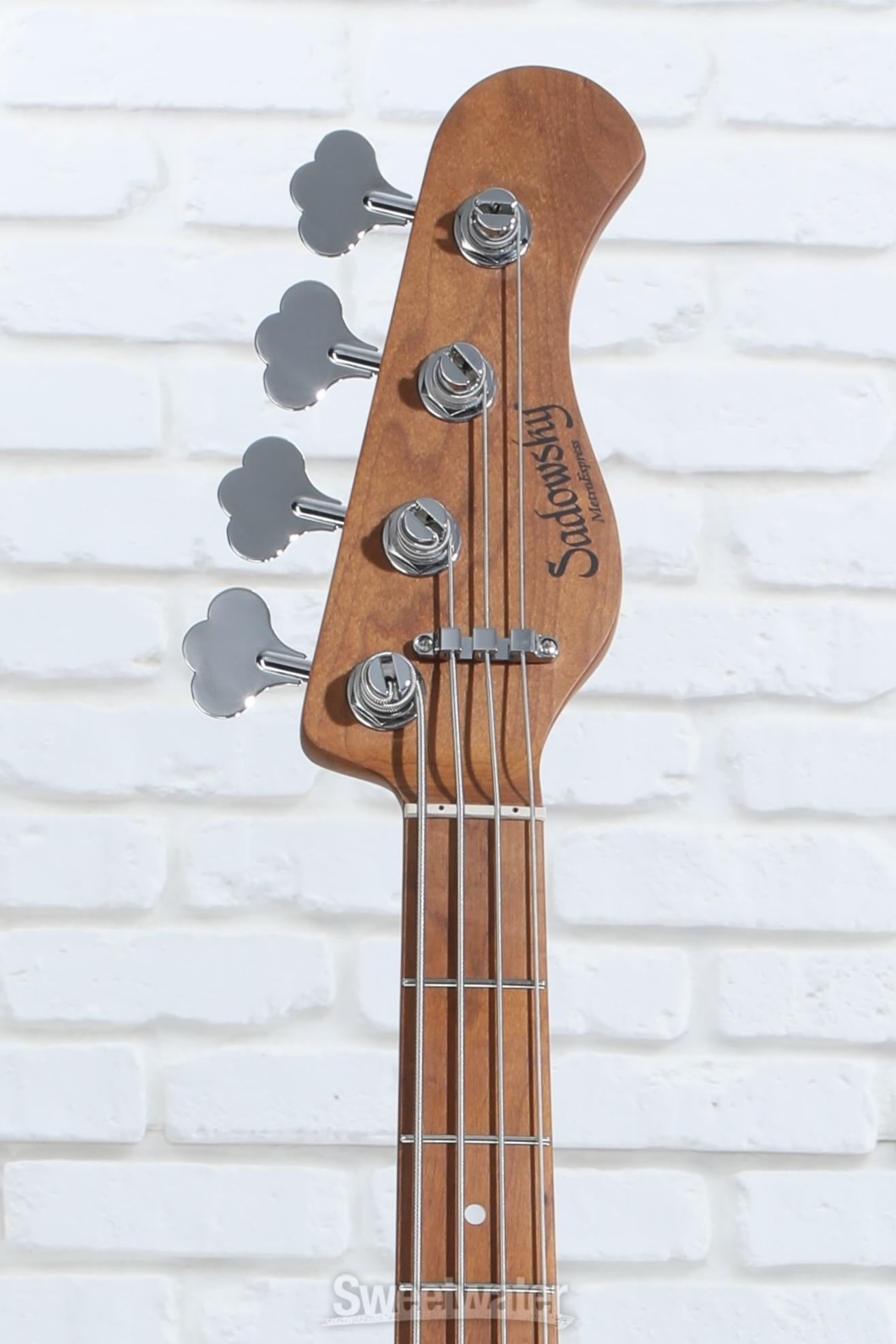 Sadowsky MetroExpress 21-fret Hybrid PJ 4-string Bass - Black | Sweetwater