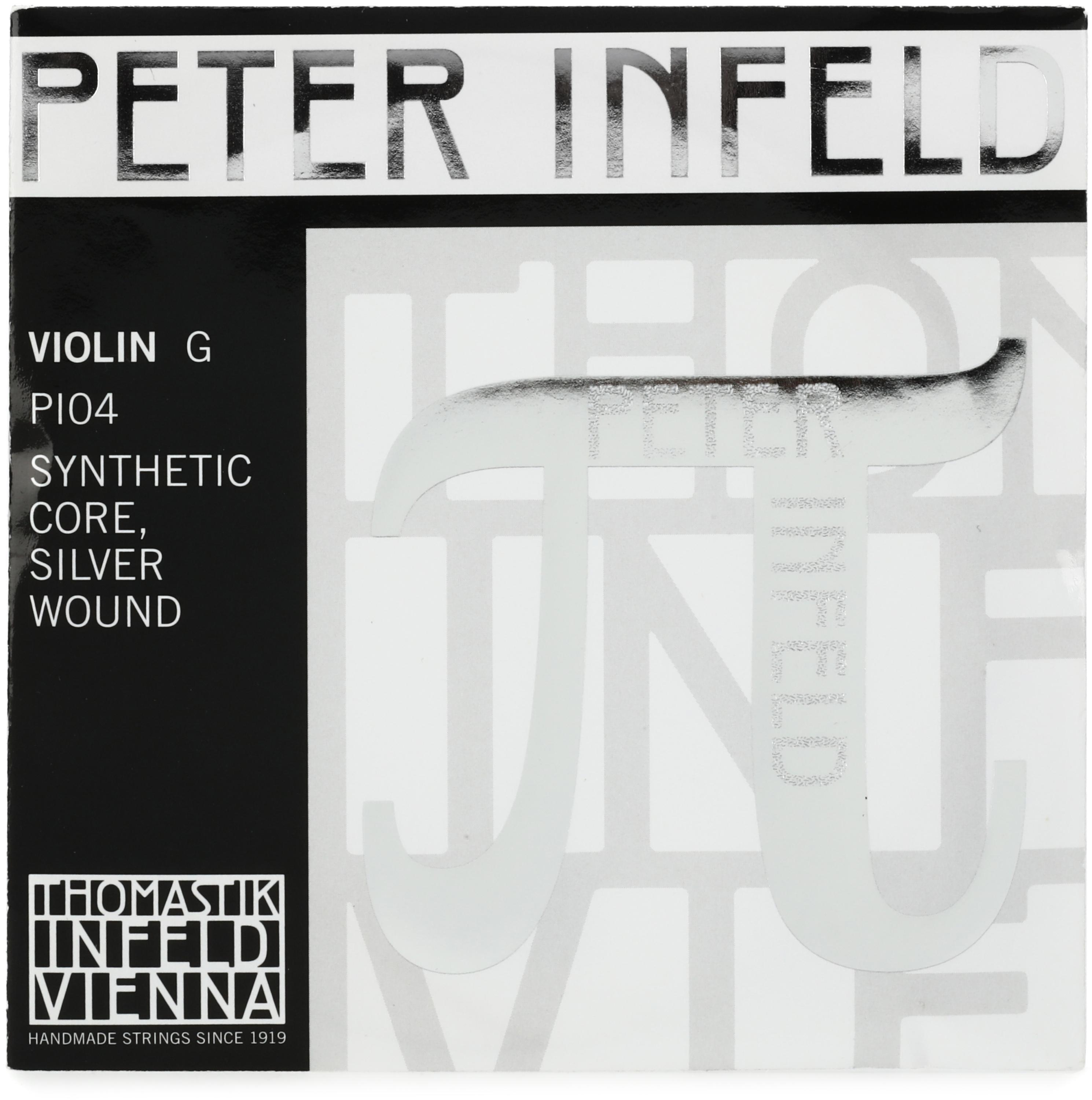 Thomastik-Infeld PI04 Peter Infeld Violin G String - 4/4 Size Silver ...