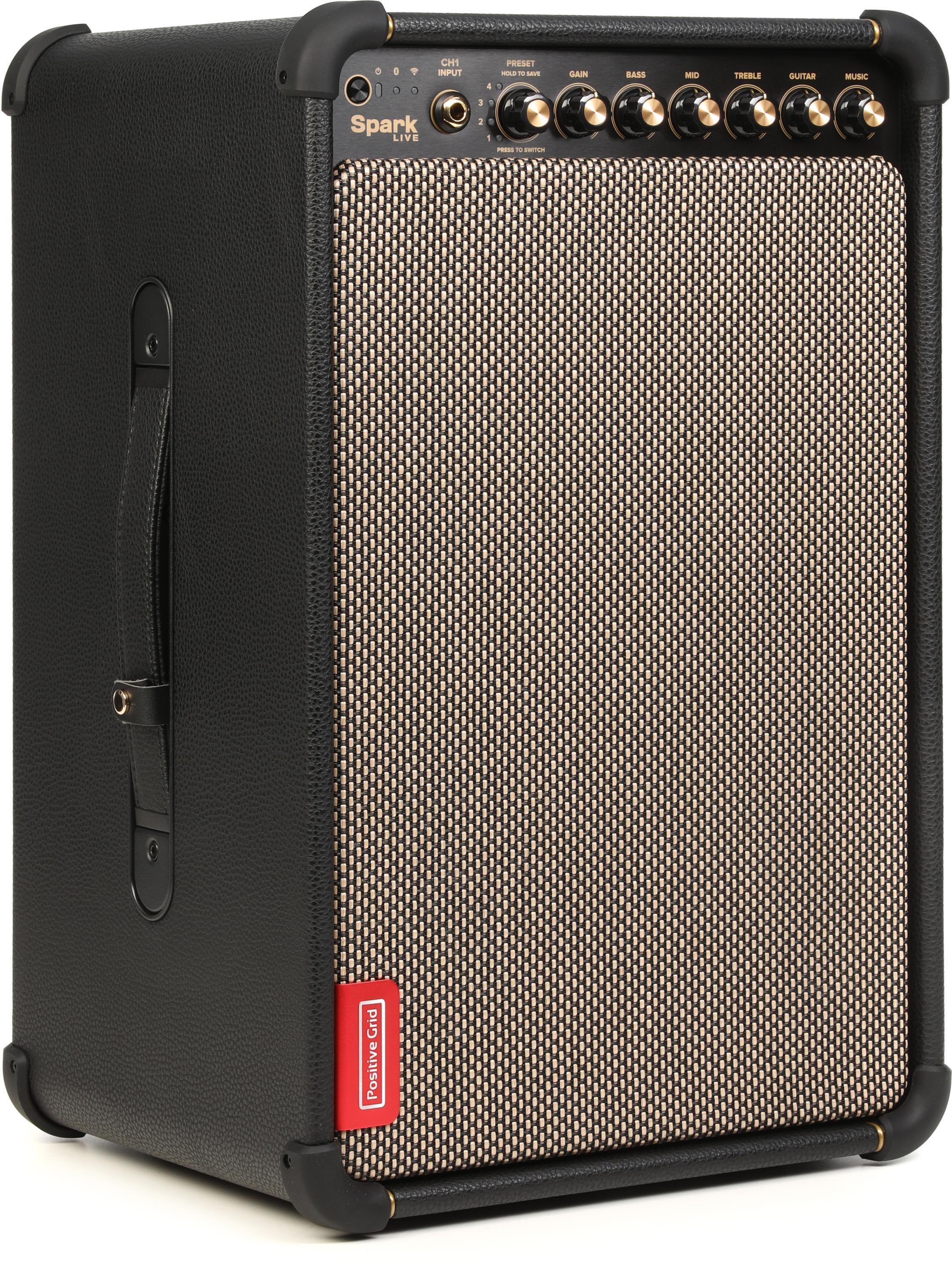 Positive Grid Spark LIVE 150-watt 4-channel Combo Amp and PA System ...