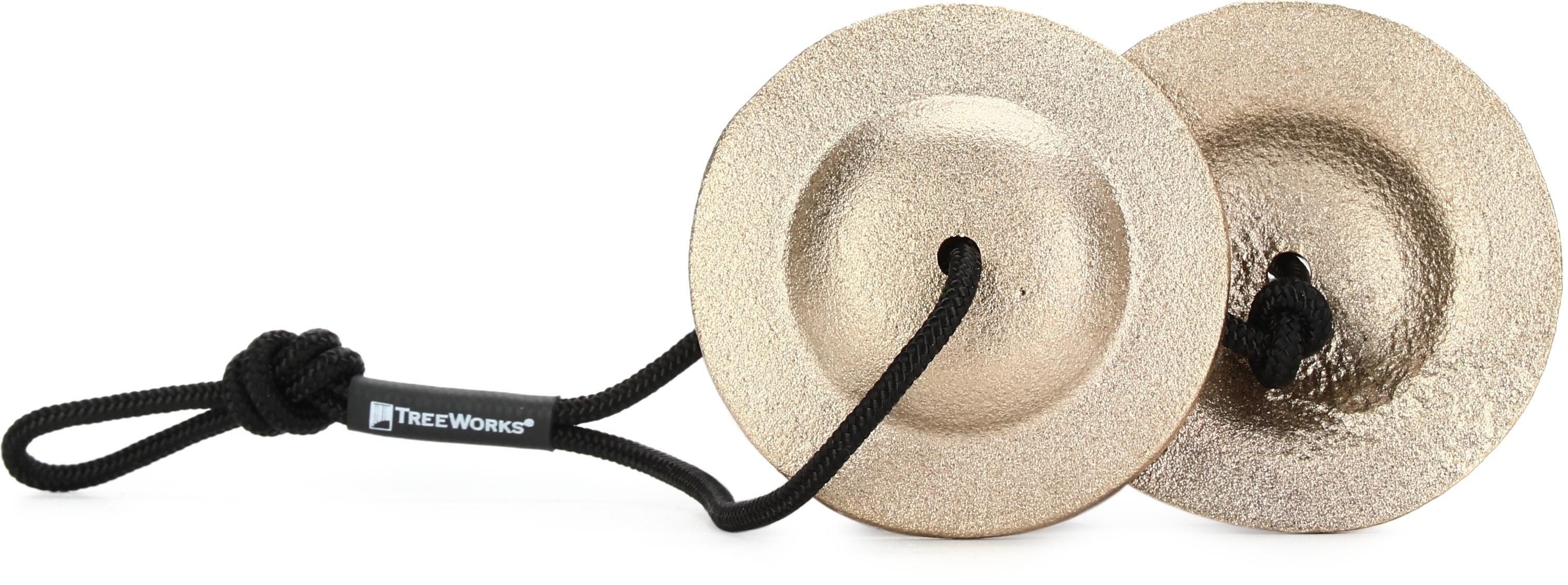 Treeworks TRE-FC02 Symphonic Finger Cymbals - Bronze | Sweetwater