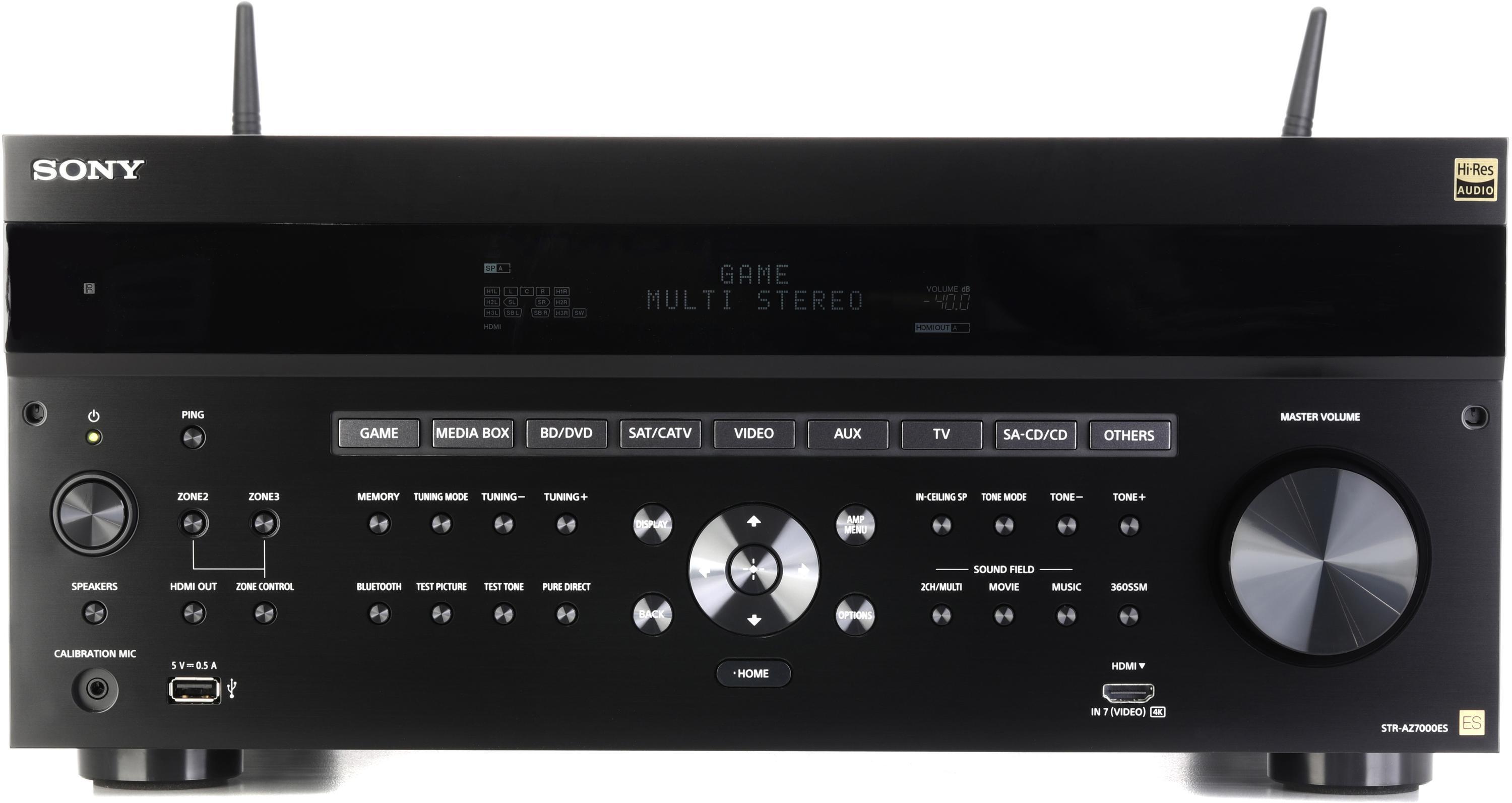 Sony STR-AZ7000ES Premium ES 13.2-channel 8K A/V Receiver | Sweetwater