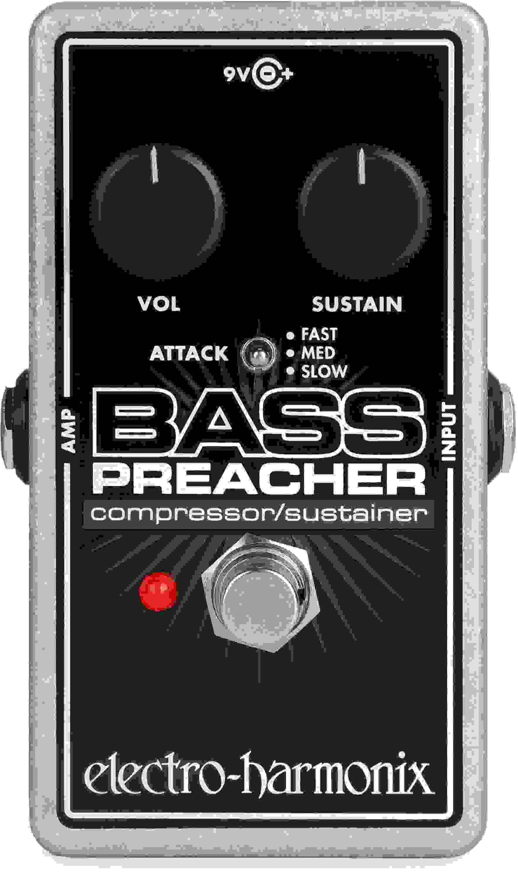 Electro-Harmonix Bass Preacher Compression / Sustainer Pedal | Sweetwater