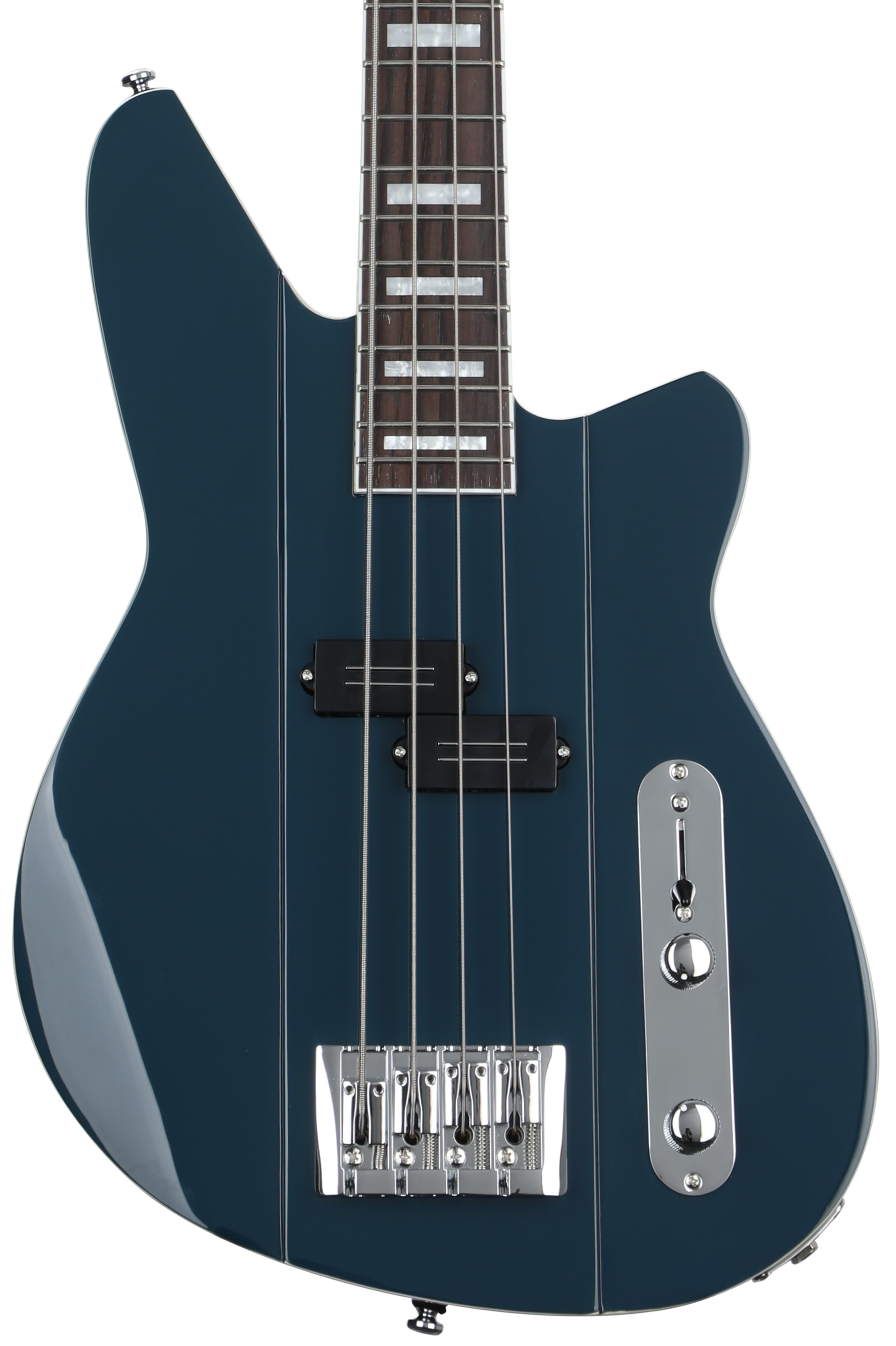 Reverend Sentinel Electric Bass Guitar - High Tide Blue | Sweetwater