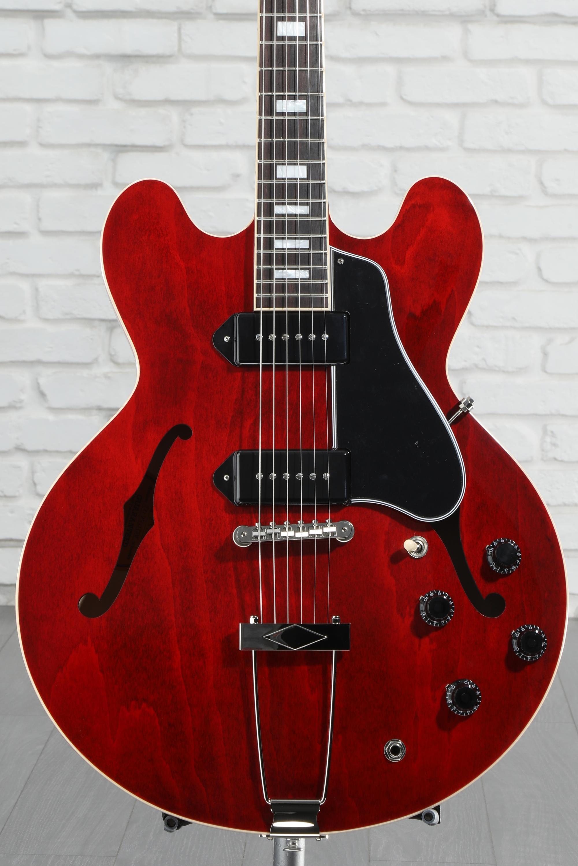 Gibson ES-330 Hollowbody Electric Guitar - Sixties Cherry | Sweetwater
