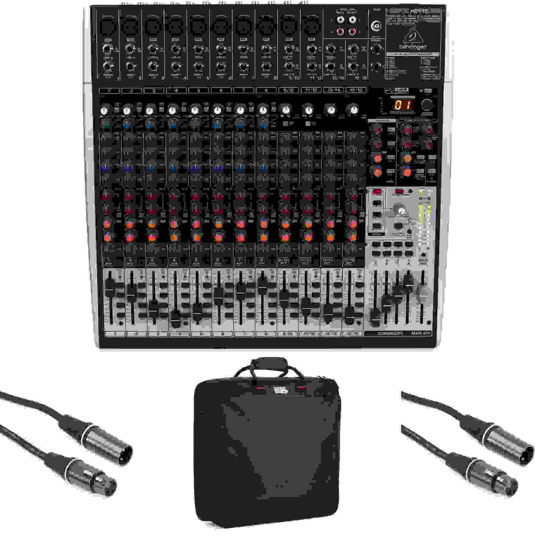 Behringer Xenyx X2442USB Mixer Bag Bundle | Sweetwater