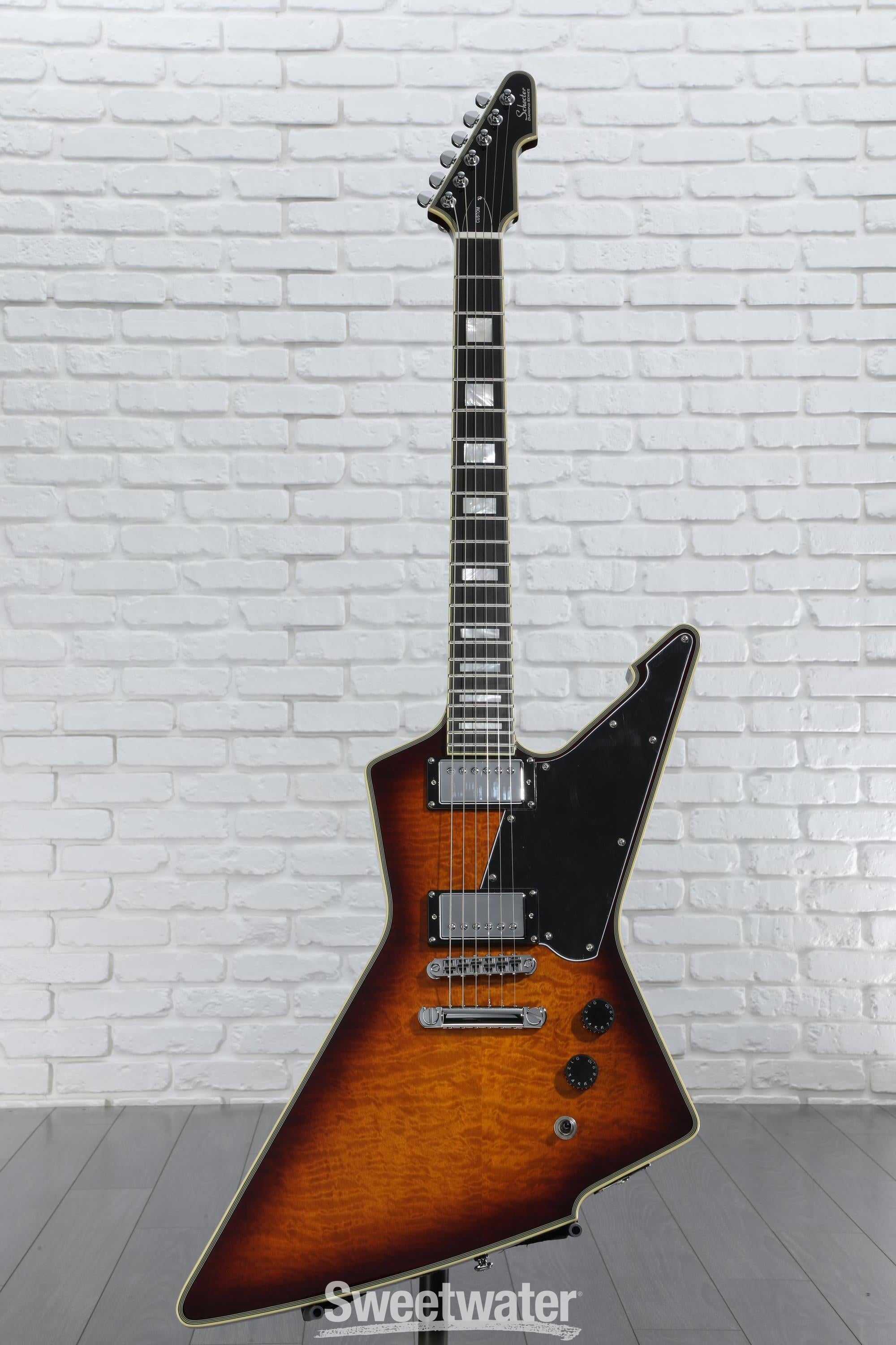 Schecter E-1 Custom Special Edition Electric Guitar - Vintage Sunburst ...