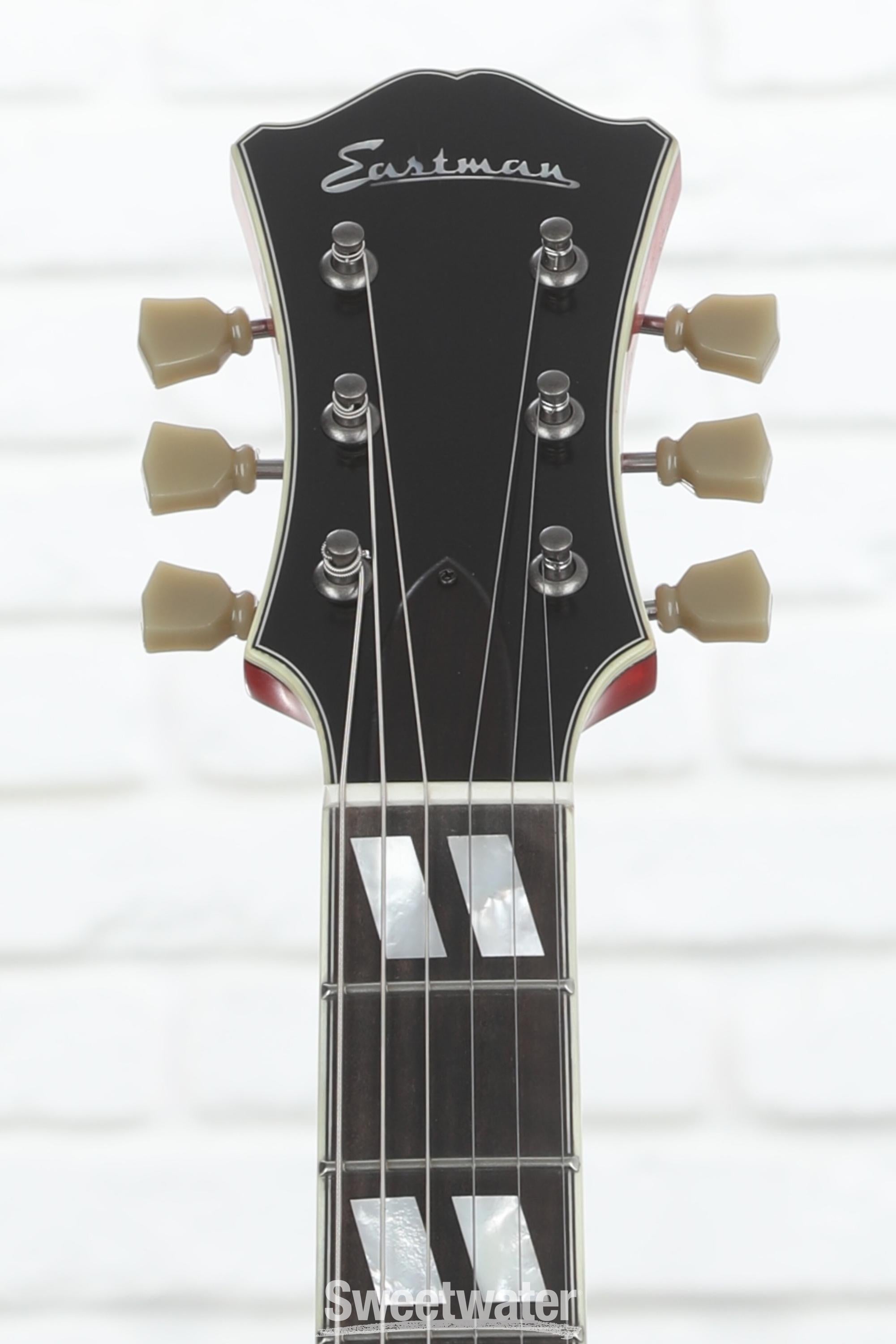 Eastman Guitars T59/TV-RD Thinline Semi-hollowbody Electric Guitar ...