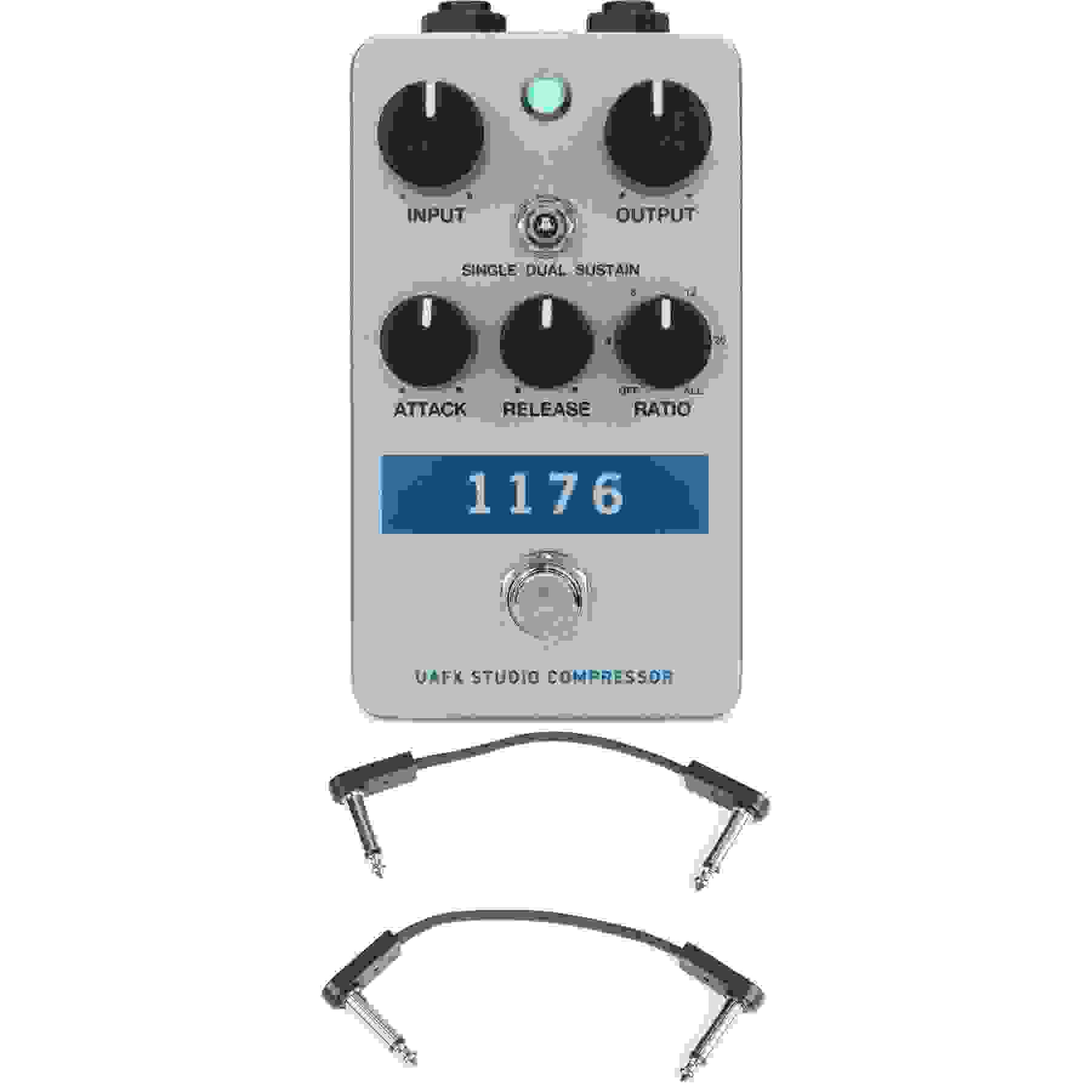 Universal Audio UAFX 1176 Studio Compressor Pedal with EBS Patch Cables ...