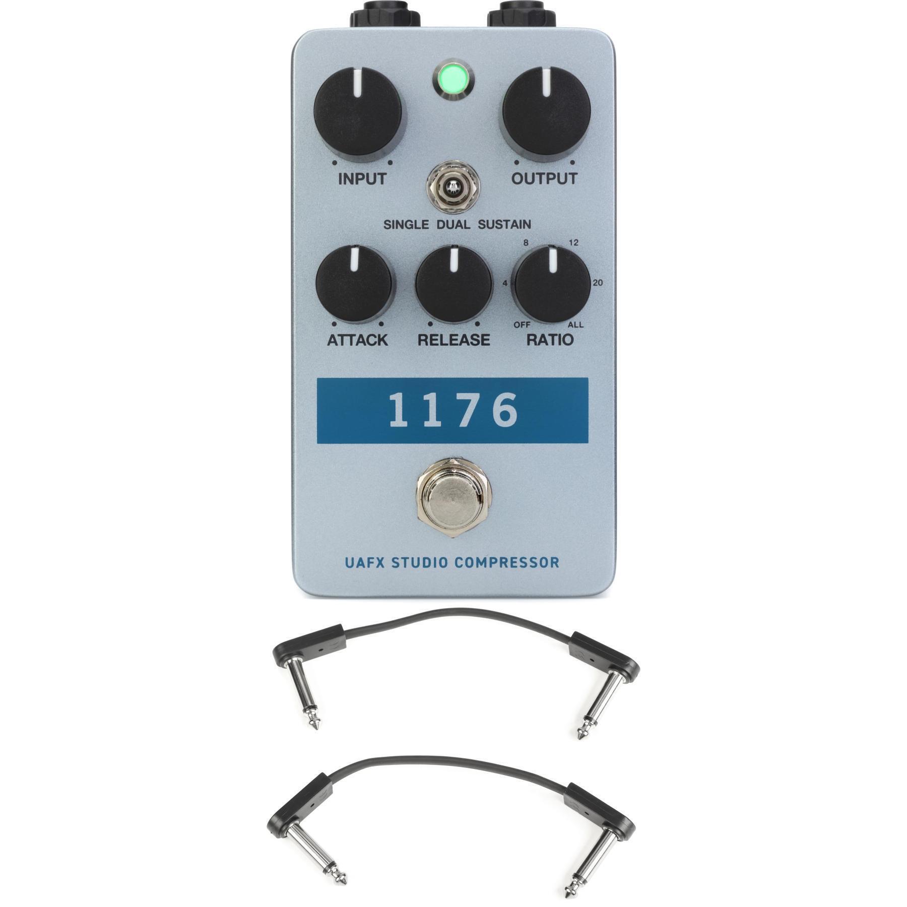 Universal Audio UAFX 1176 Studio Compressor Pedal with EBS Patch Cables ...