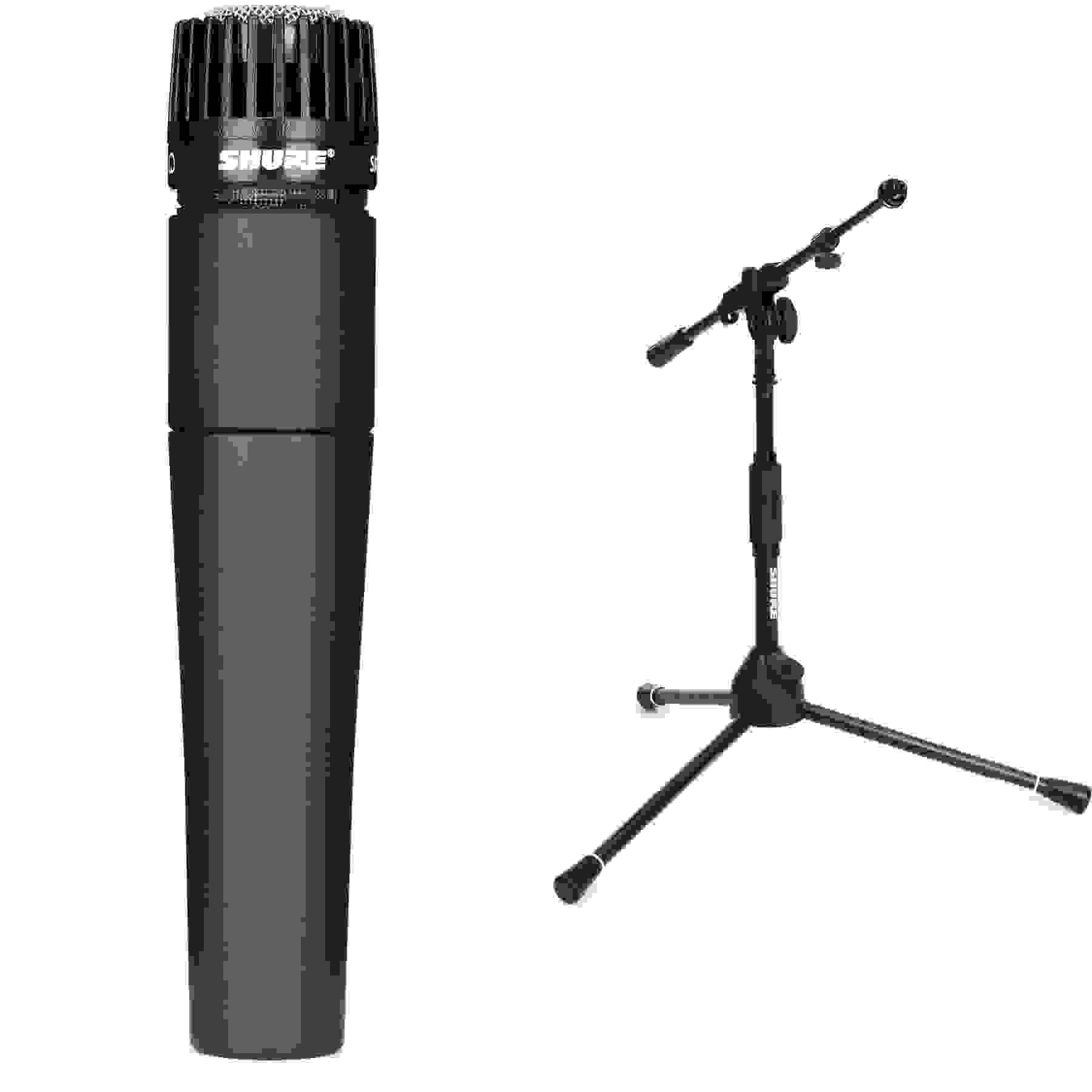 Shure SM57 Cardioid Dynamic Instrument Microphone with Low-profile ...
