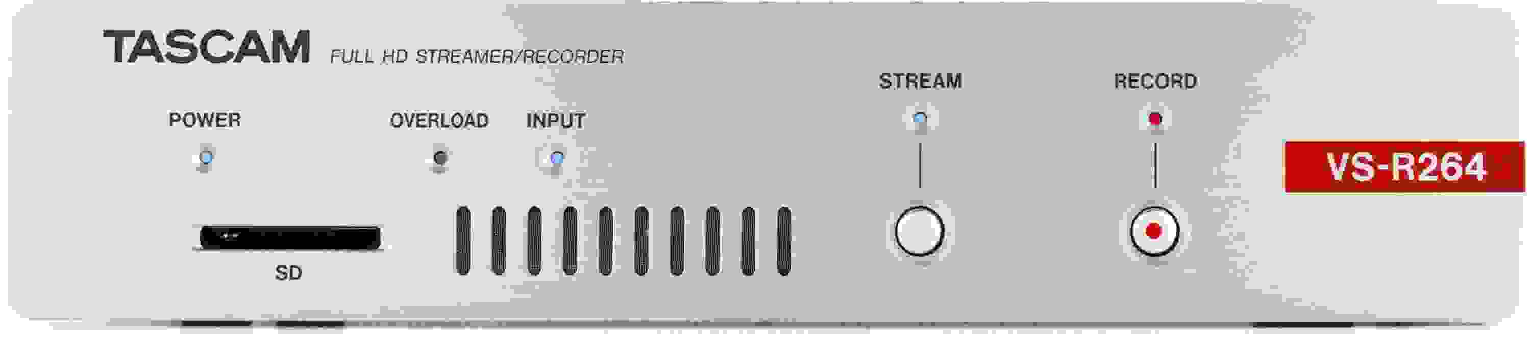 TASCAM VS-R264 1080p Audio/Video Streamer with Recording | Sweetwater