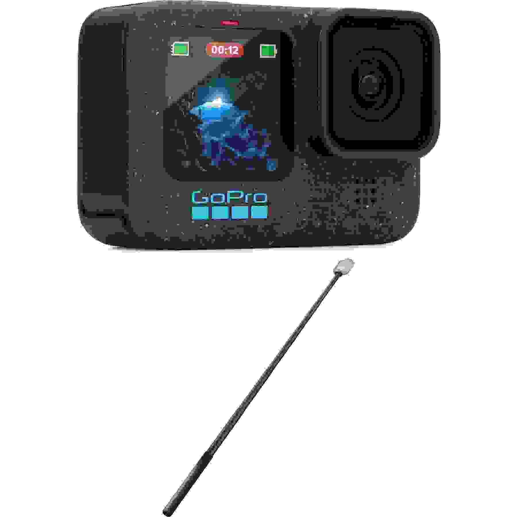 GoPro HERO12 Black 5.3K60 Waterproof Action Camera with Extension Pole ...