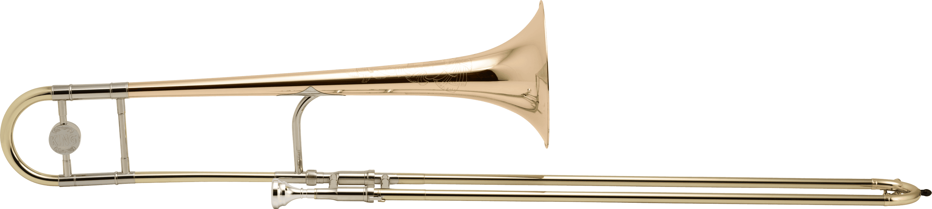 King 2BPL Legend Professional Trombone - Gold Brass Bell, Clear Lacquer ...