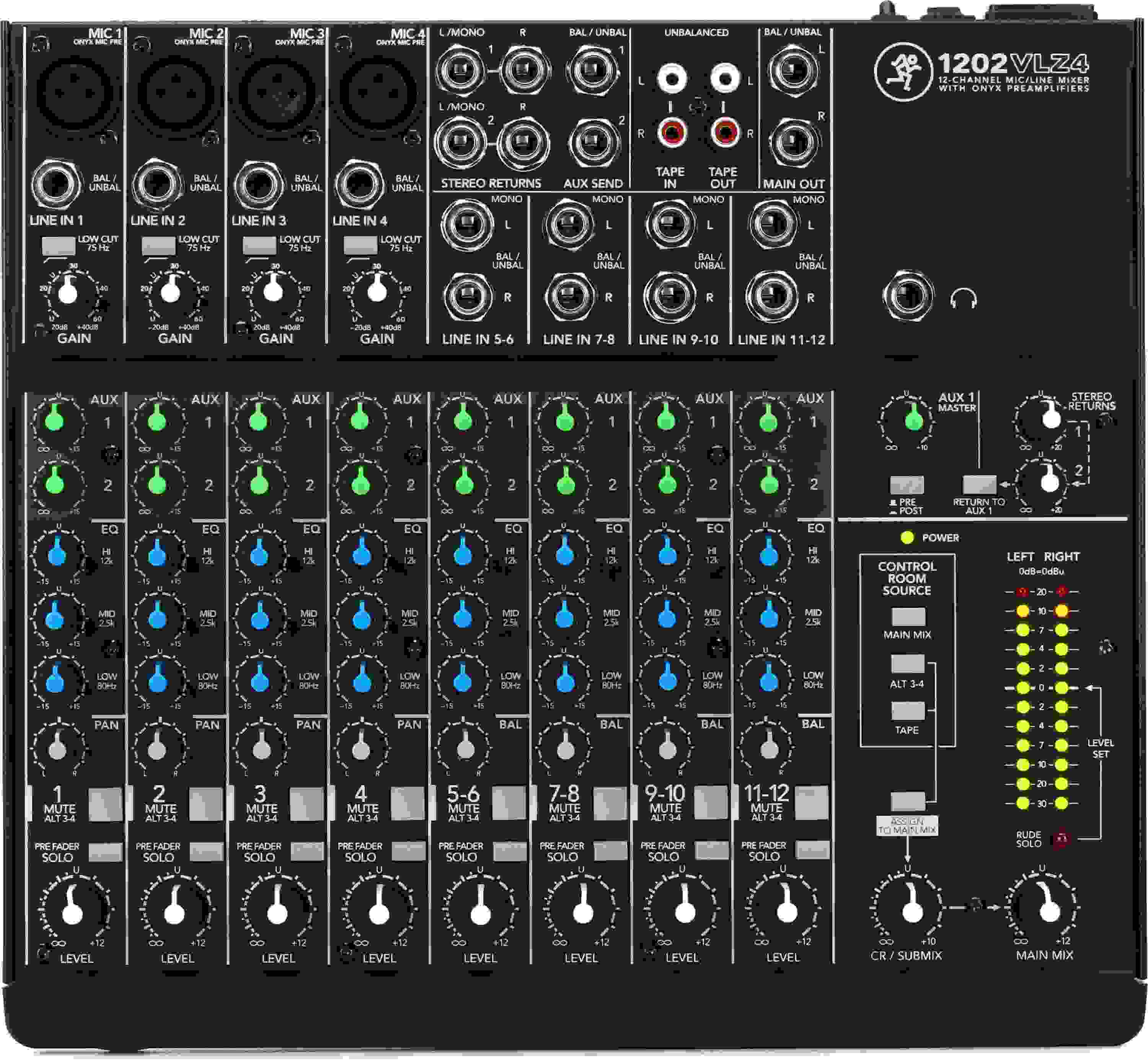 Mackie 1202VLZ4 12-channel Mixer | Sweetwater
