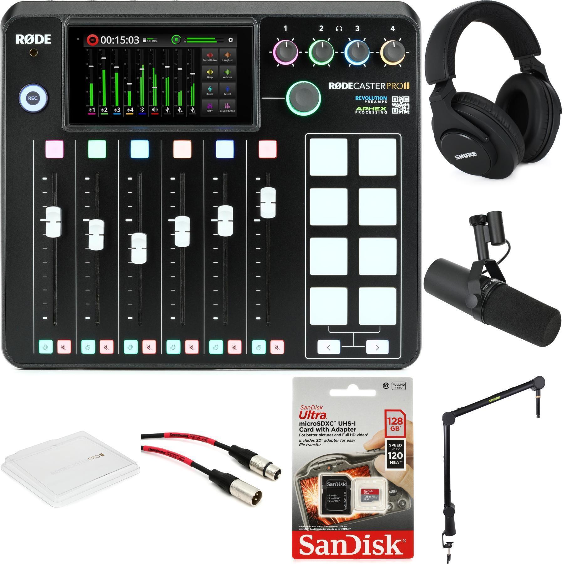 Rode Rodecaster Pro II SM7B Solo Podcasting Kit | Sweetwater