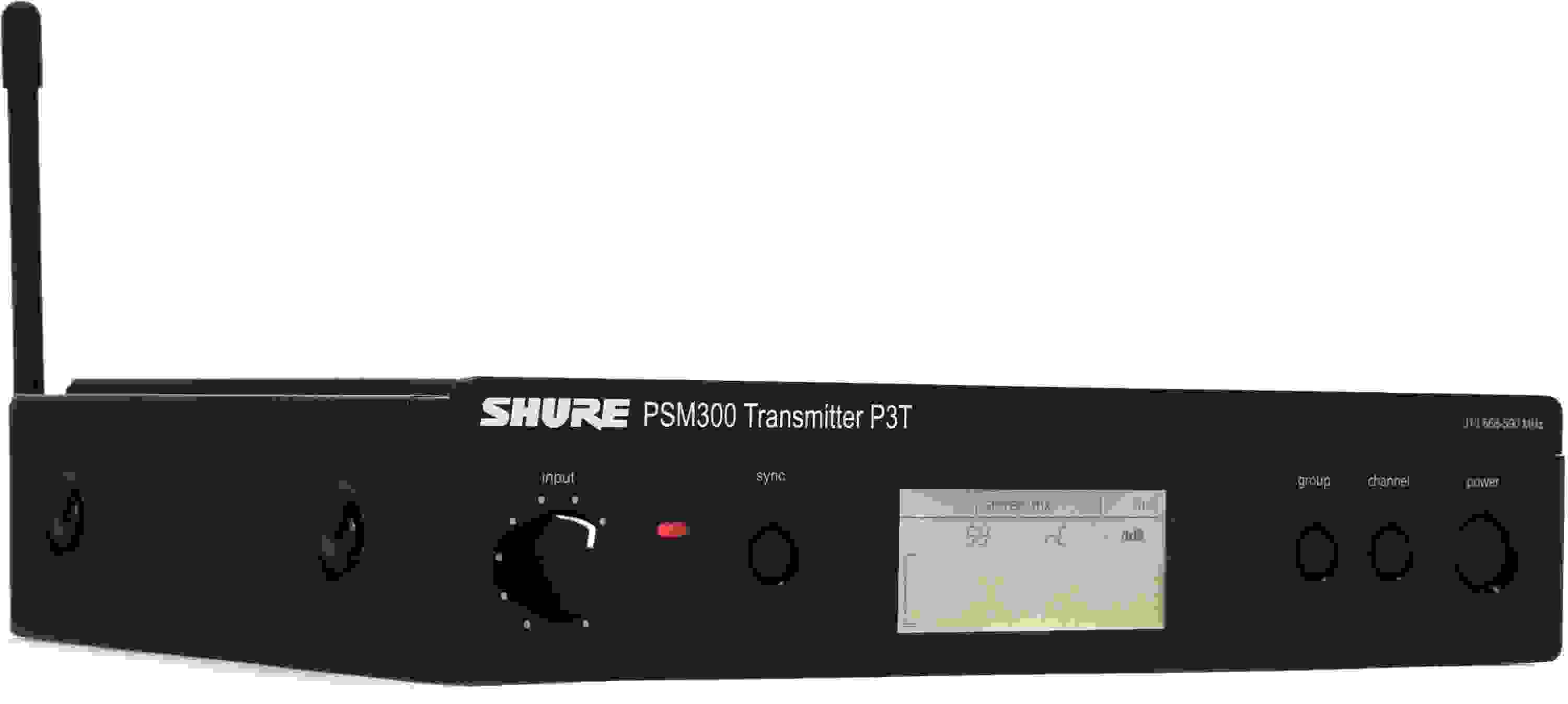 Shure P3T Wireless Monitor Transmitter - J13 Band | Sweetwater