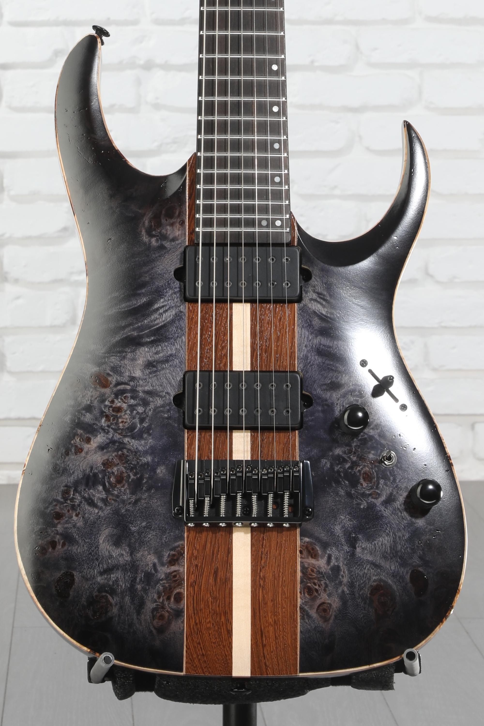 Ibanez Premium RGA217P1PB 7-string Electric Guitar - Deep Twilight Burst | Sweetwater