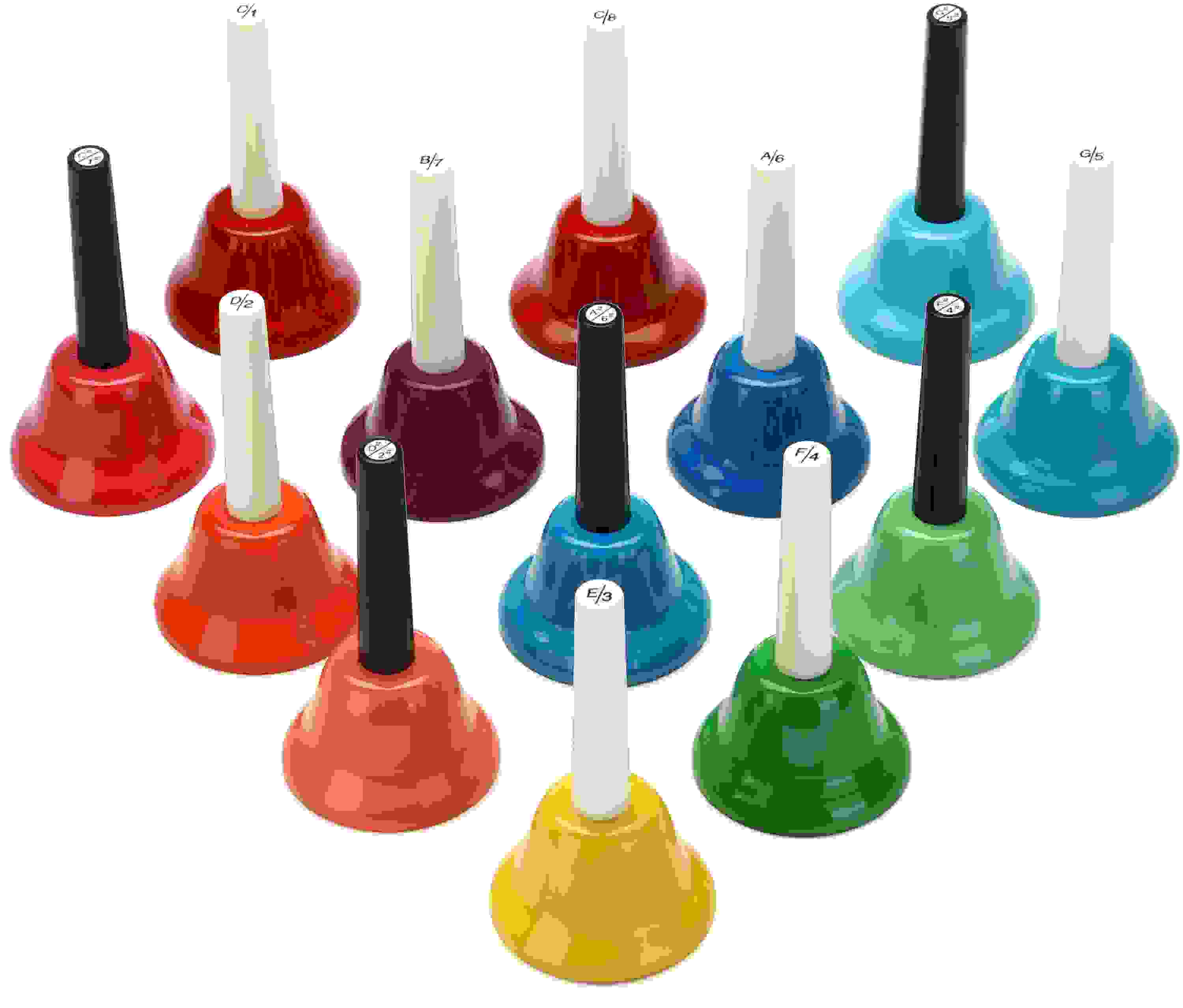 Rhythm Band RB118 KidsPlay 13-note Handbell Set | Sweetwater