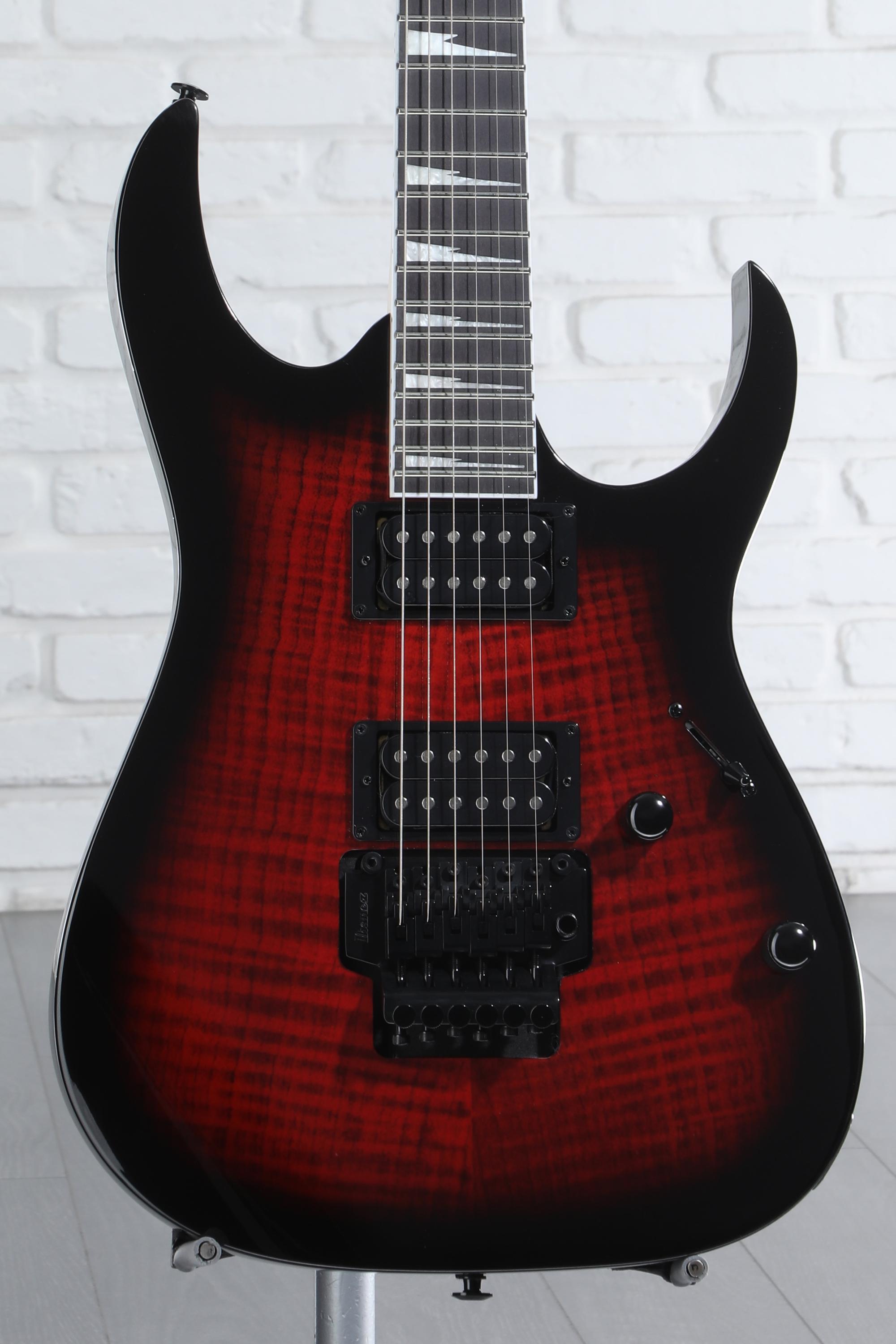 Ibanez Gio RG320FAT Electric Guitar - Transparent Red Burst | Sweetwater