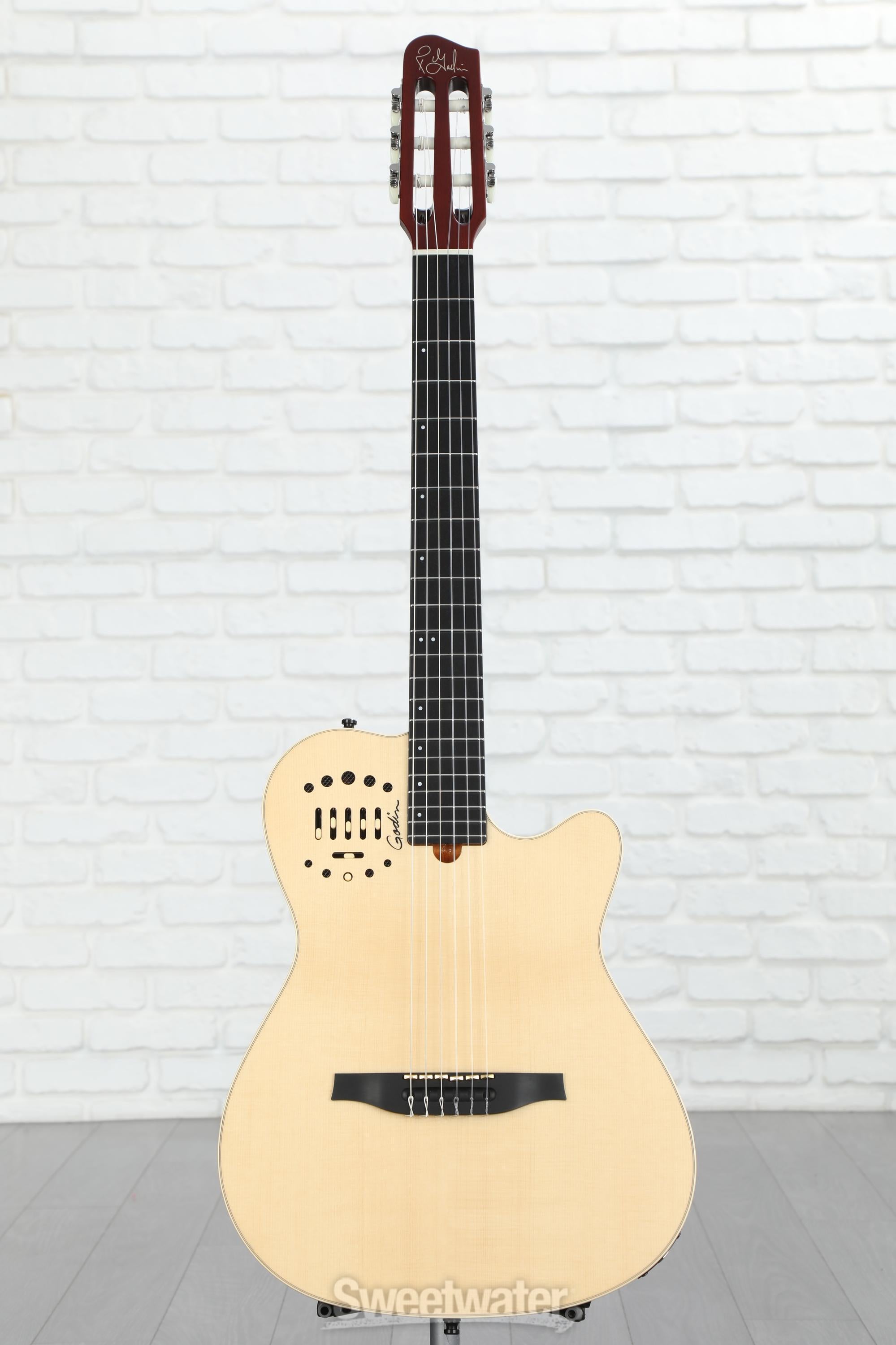Godin MultiAc Nylon Deluxe Acoustic-electric Guitar - Natural | Sweetwater