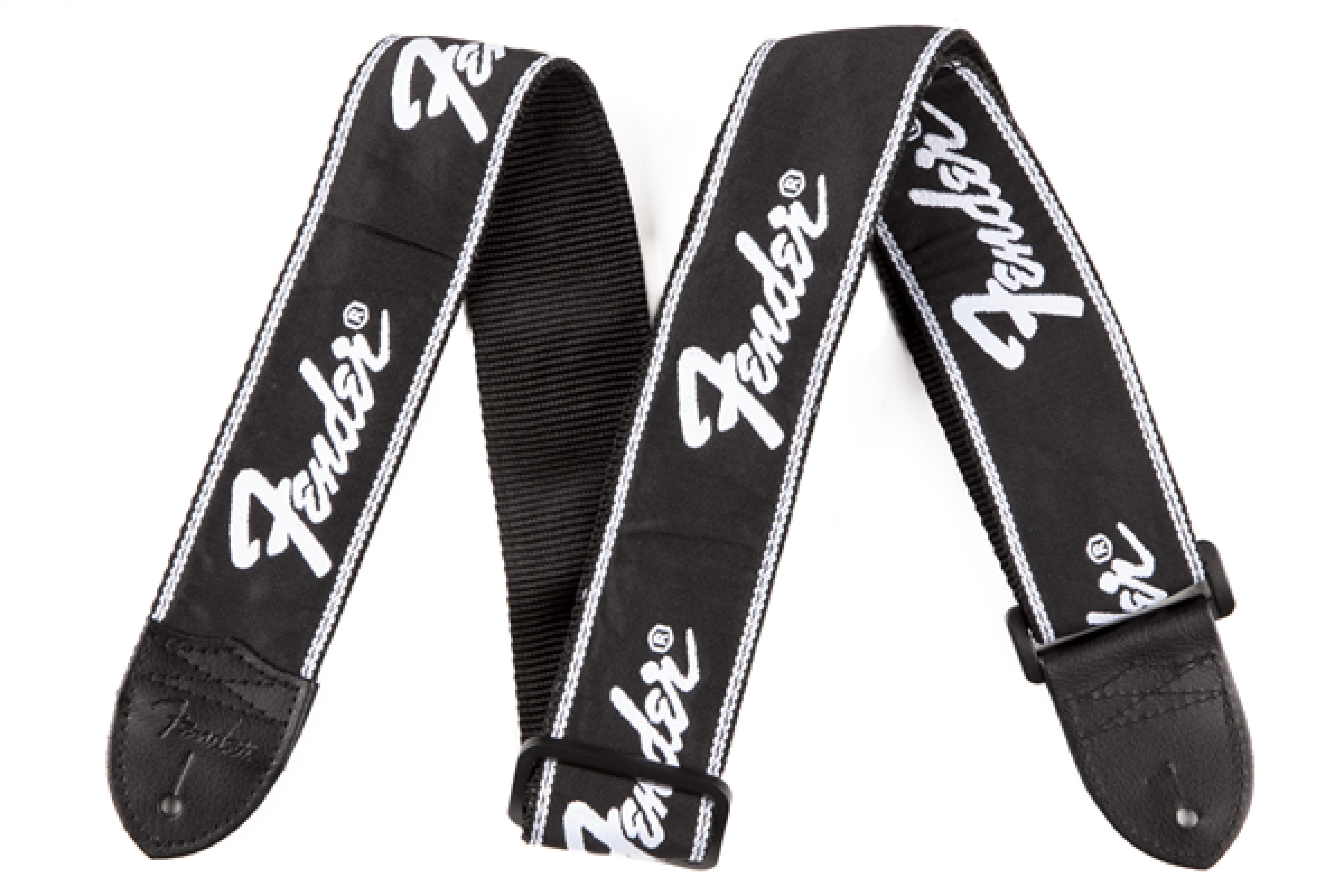 Fender 2" Monogrammed Guitar Strap - Running Logo | Sweetwater