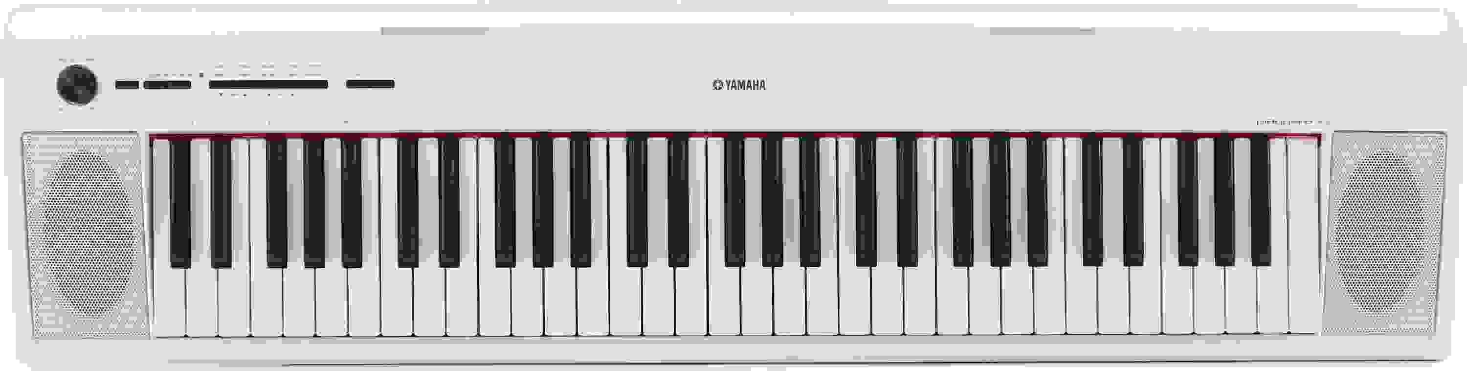 Yamaha Piaggero NP-12 61-key Piano with Speakers and PA130 Power Adapter - White | Sweetwater