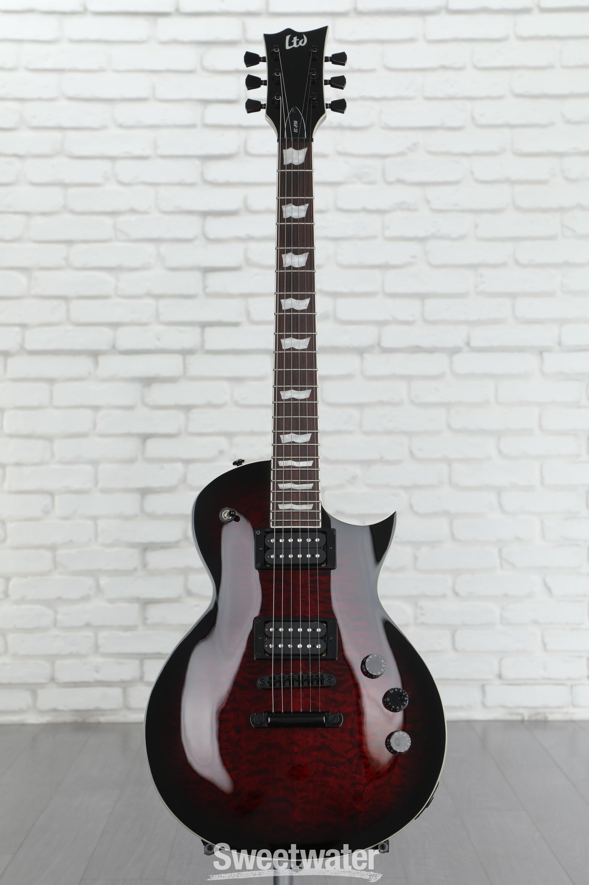 ESP LTD Eclipse EC-256QM Electric Guitar - See Thru Black Cherry ...