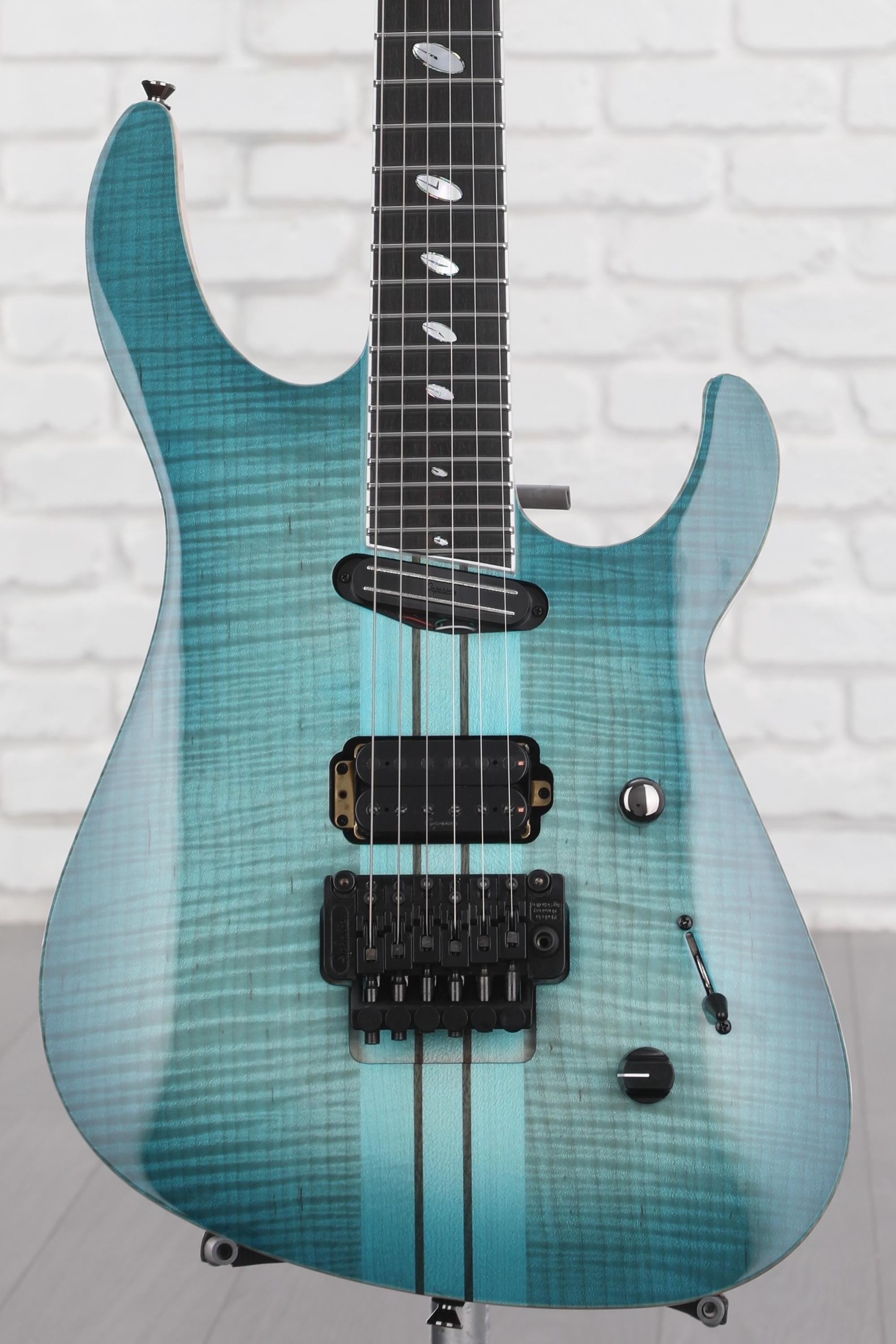 Caparison Guitars TAT Special FM Solidbody Electric Guitar - Aqua Burst ...