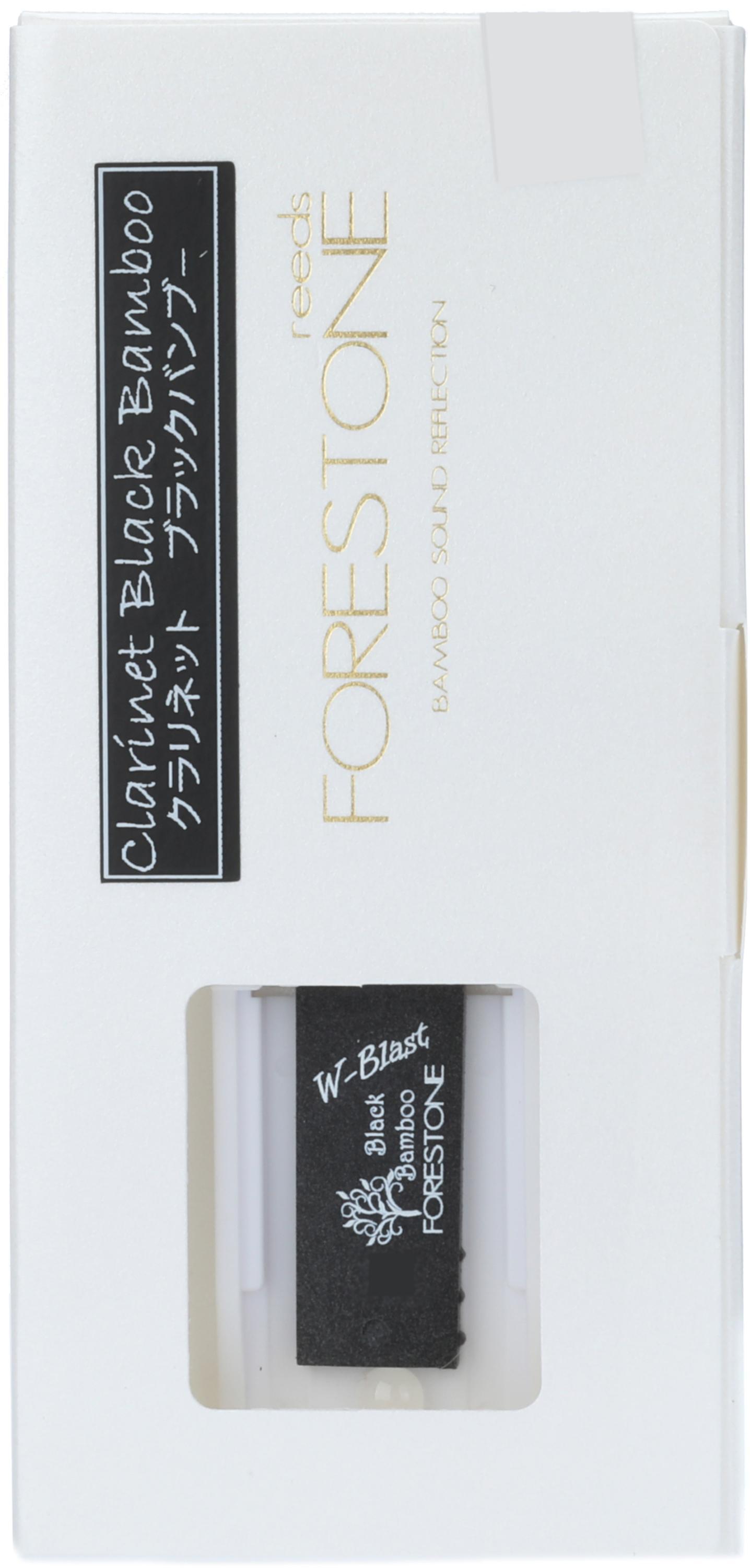 Forestone Japan FBWCXH Black Bamboo W-Blast Bb Clarinet Reed - Extra Hard | Sweetwater