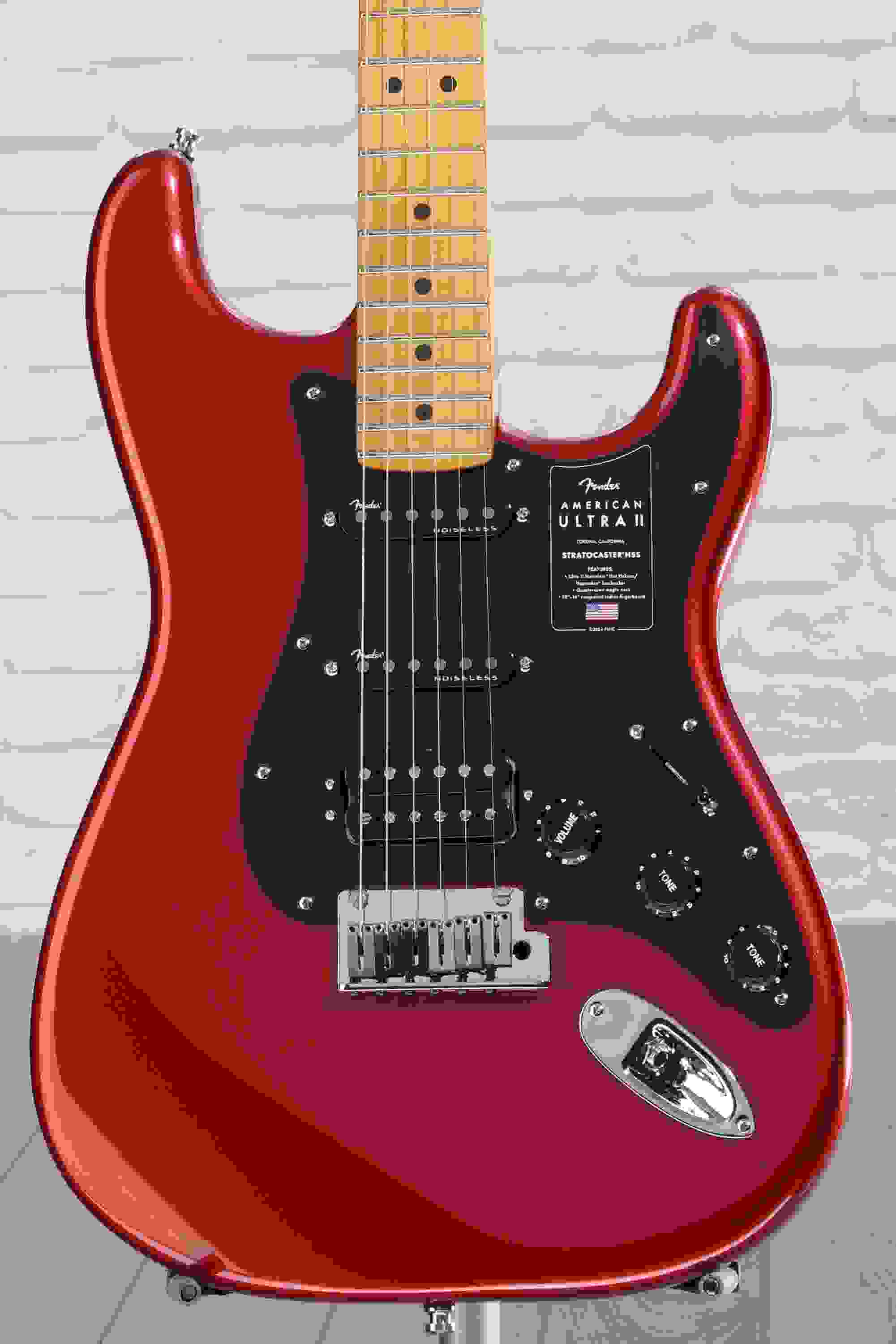 Fender American Ultra II Stratocaster HSS Electric Guitar - Sinister ...