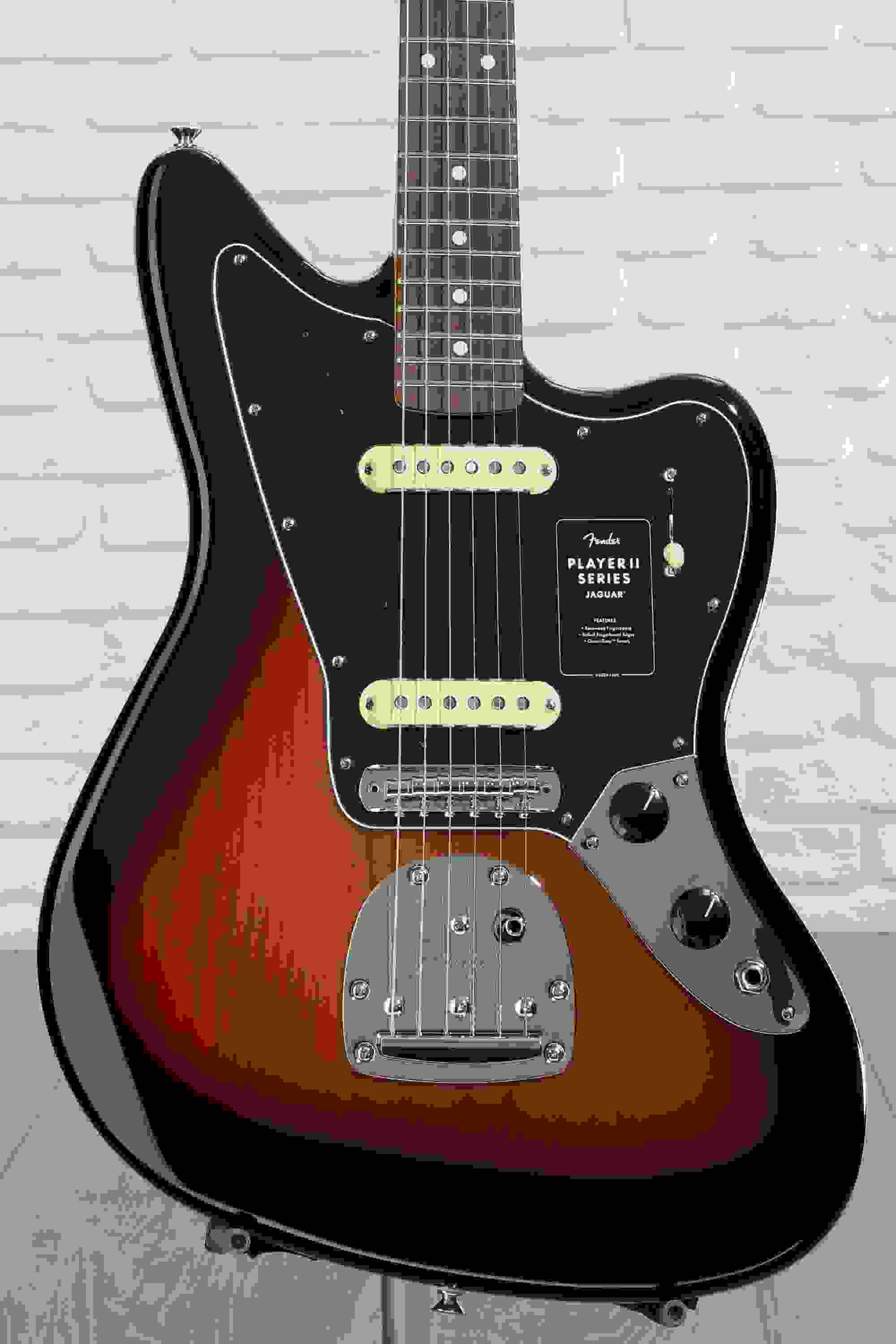 Fender Player II Jaguar Electric Guitar - 3-color Sunburst | Sweetwater