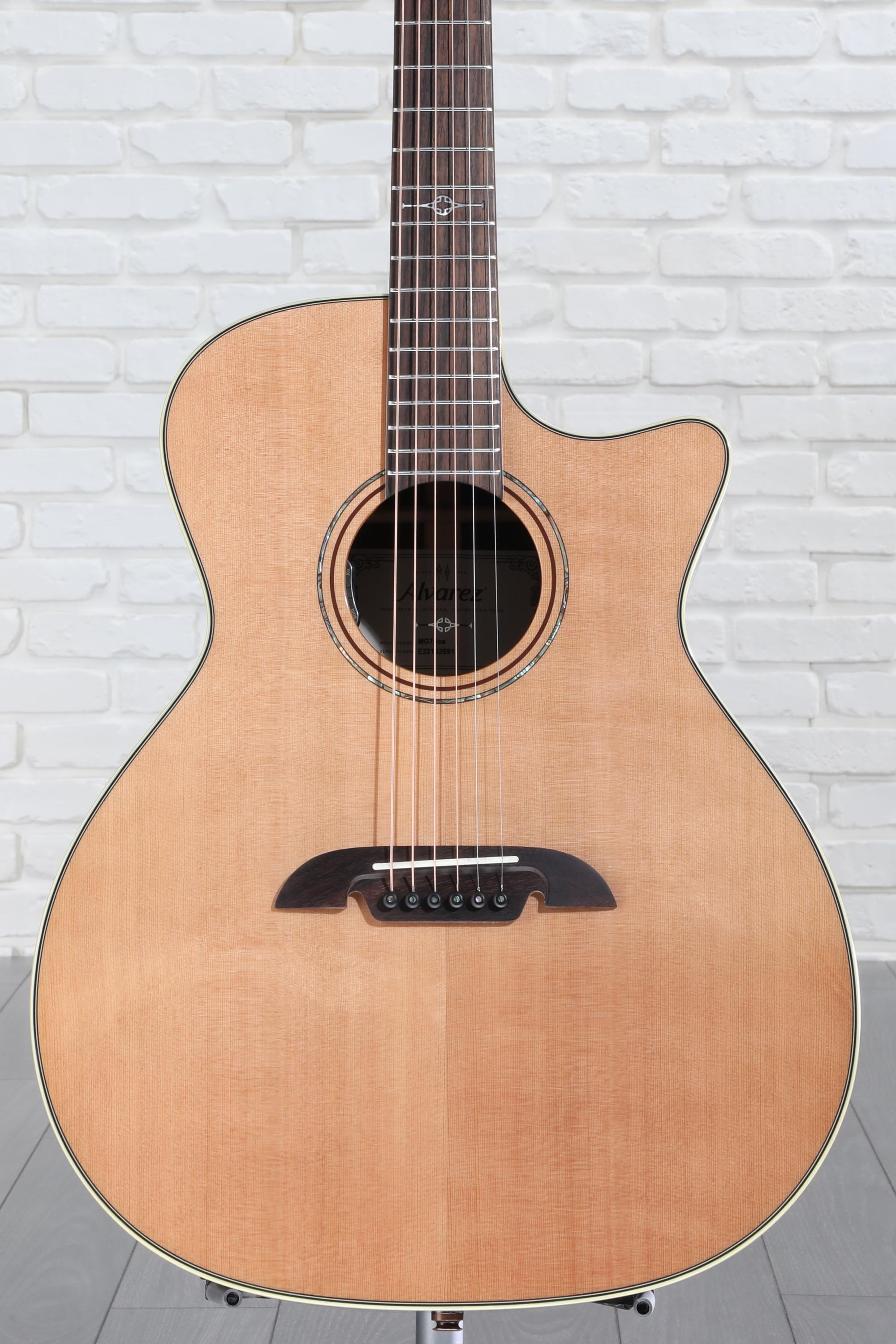 Alvarez MG75ce Acoustic-electric Guitar - Natural | Sweetwater