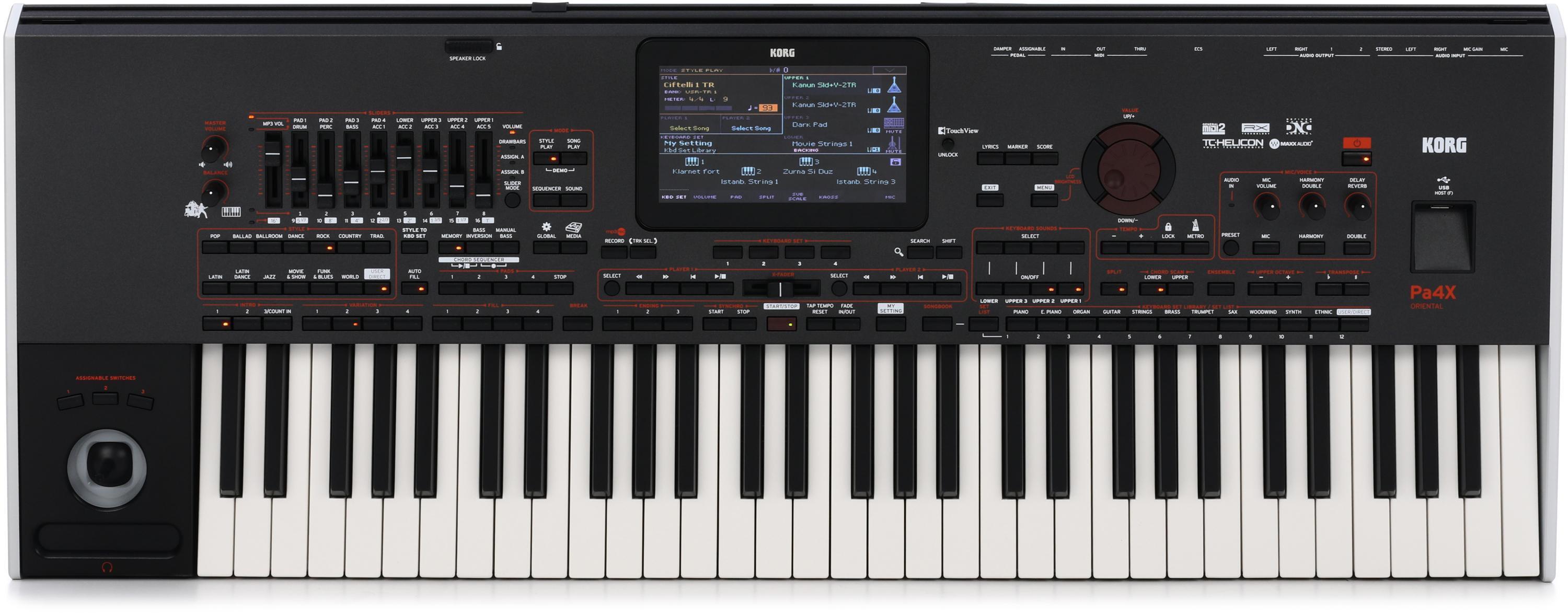Korg Pa4X-61 Oriental 61-key Professional Arranger | Sweetwater