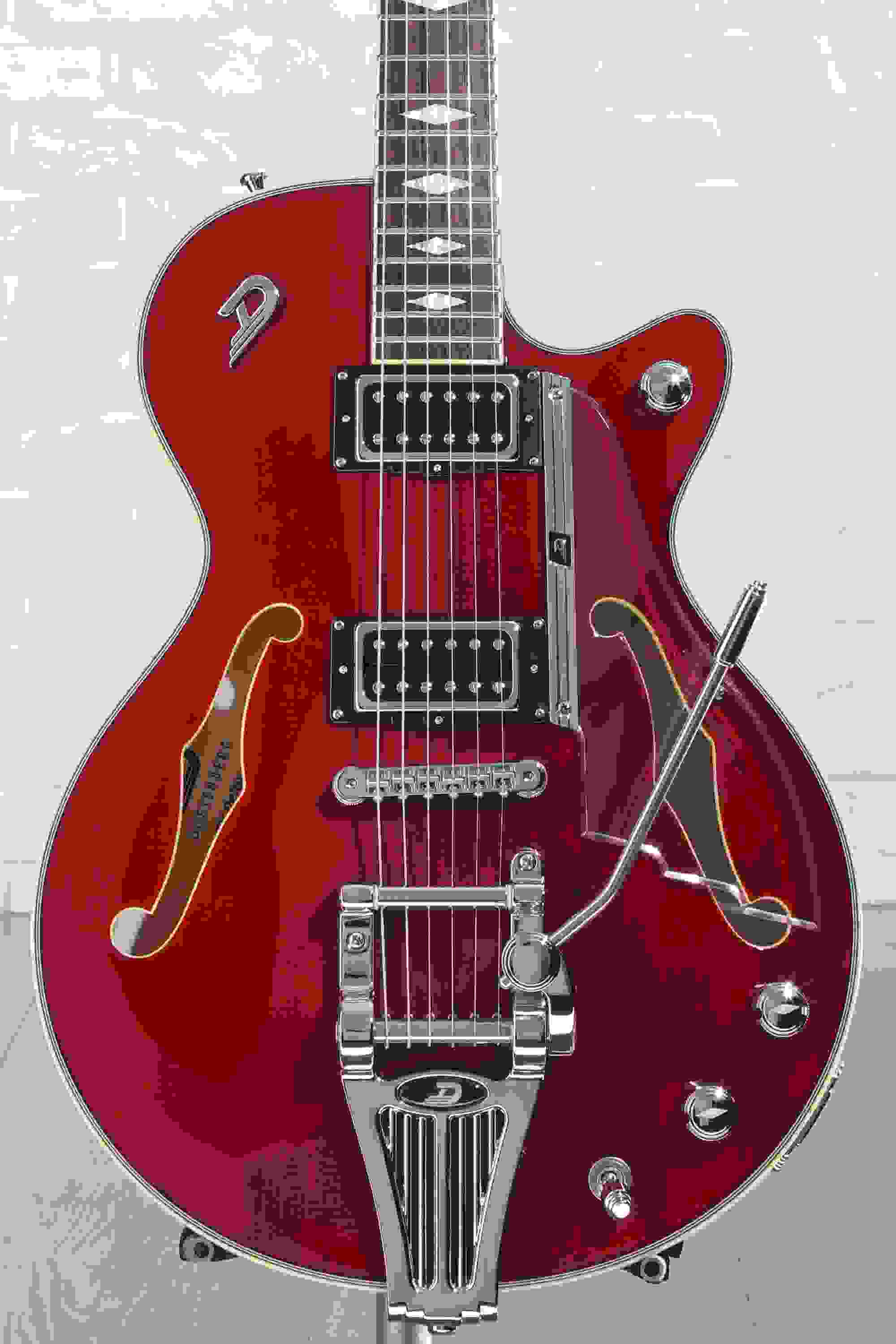 Duesenberg Starplayer TV DLX Semi-hollowbody Electric Guitar - Crimson ...