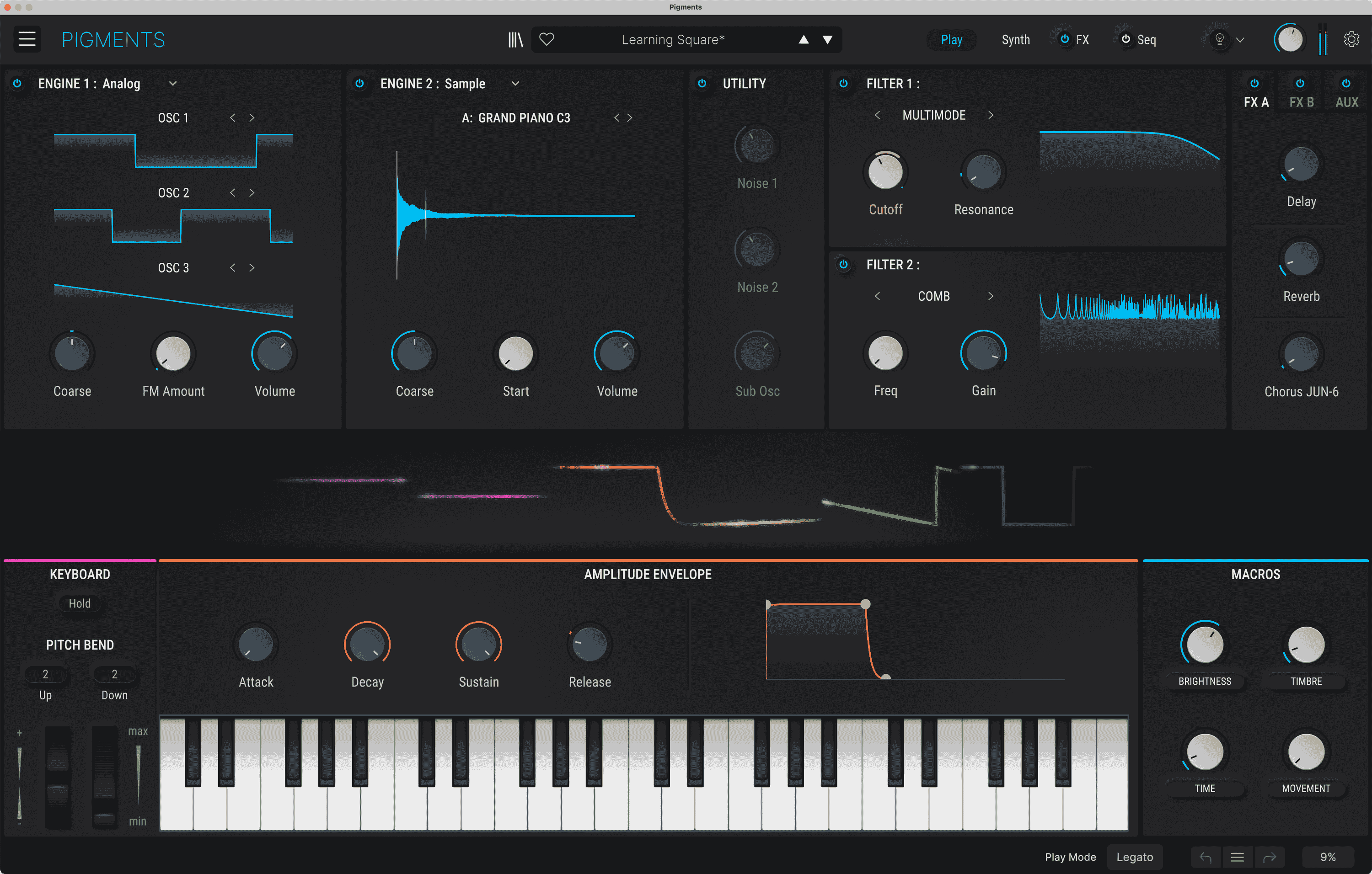 Arturia Pigments 4 Software Synthesizer Reviews | Sweetwater