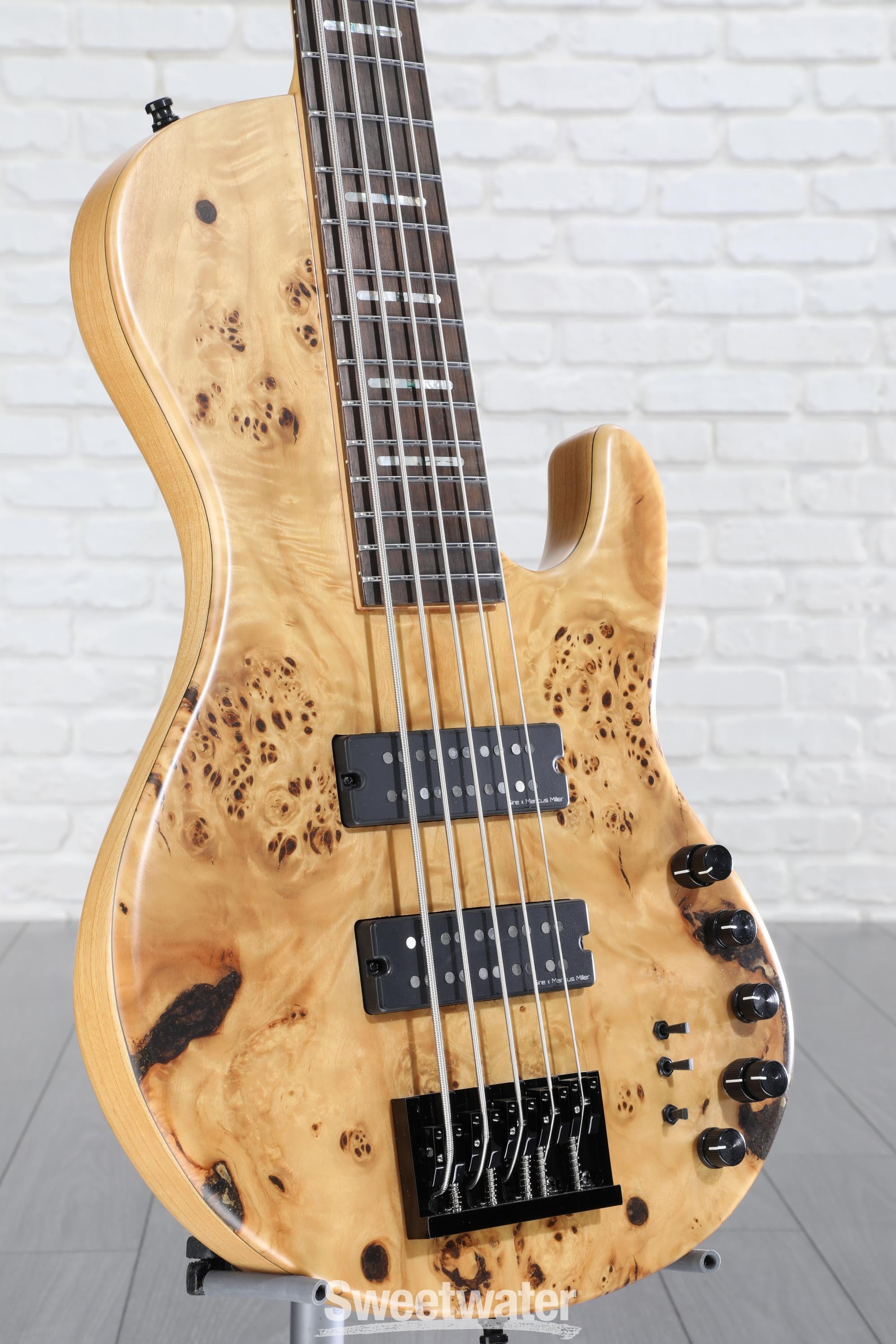 Sire Marcus Miller F10 5-string Bass Guitar - Natural Satin | Sweetwater