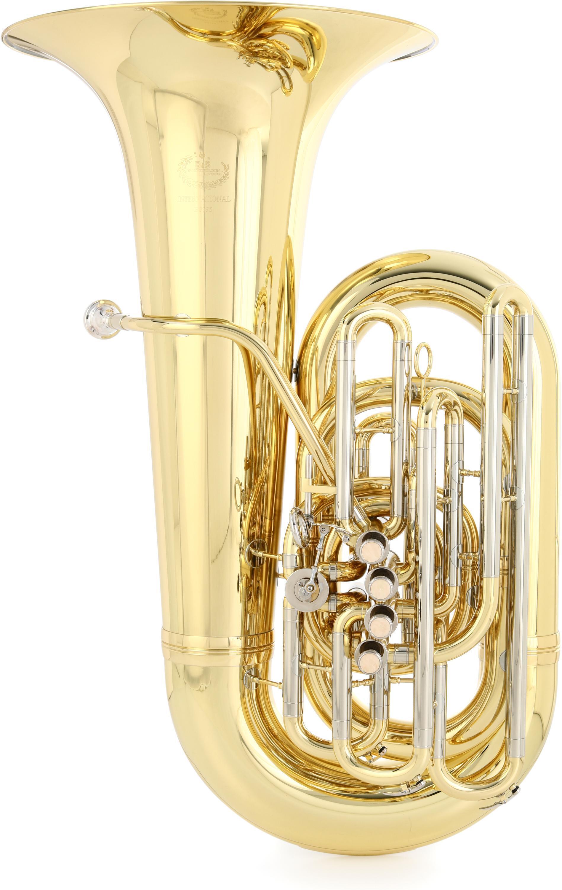B&S 795 International Professional CC Tuba - Clear Lacquer | Sweetwater