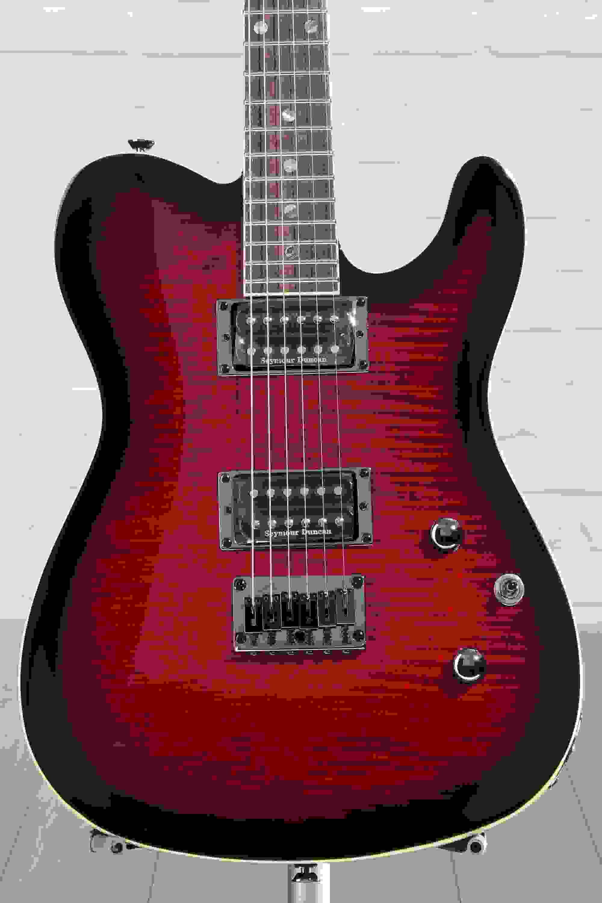 Fender Special Edition Custom Telecaster FMT HH - Black Cherry Burst ...