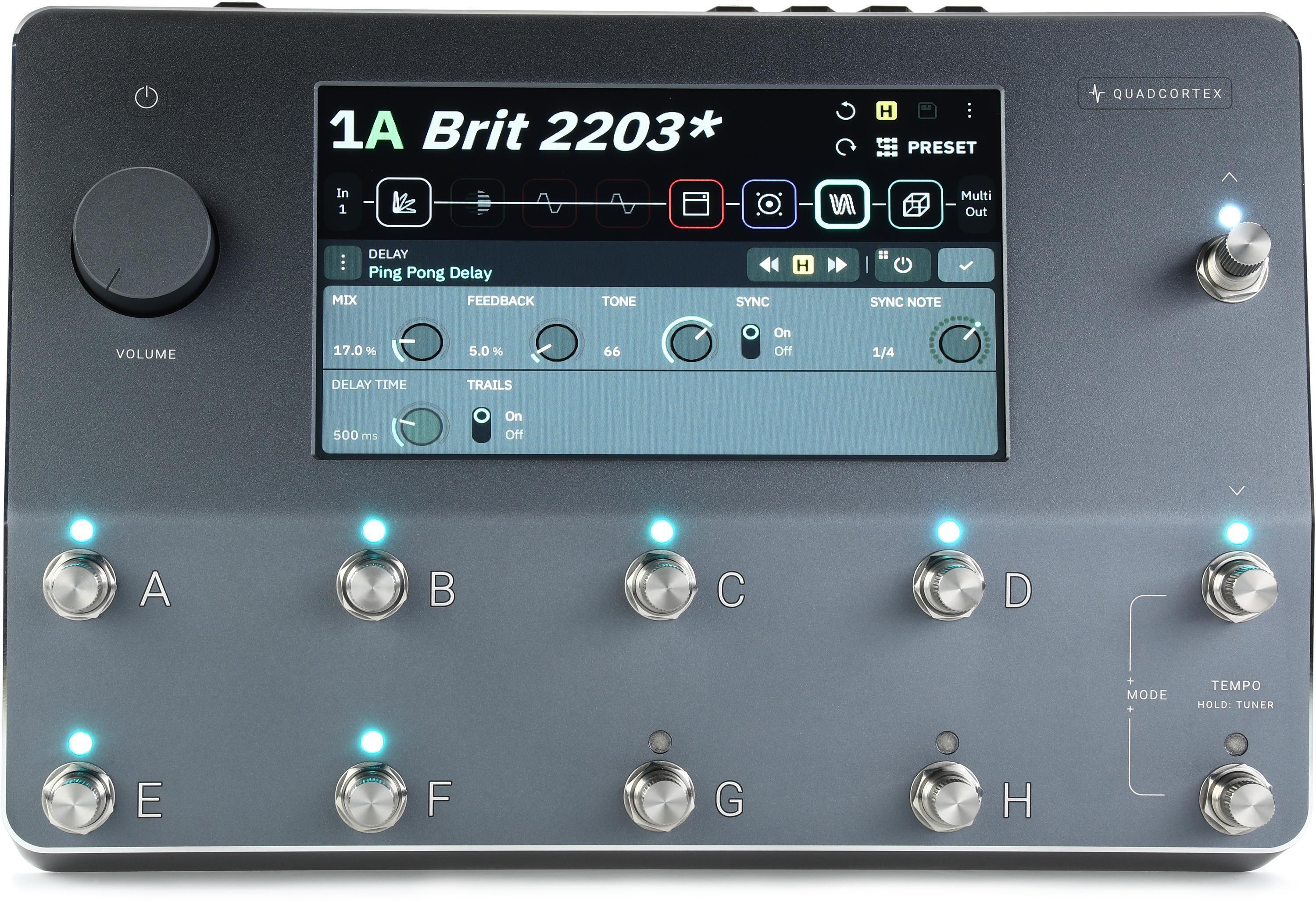 Neural DSP Quad Cortex Quad-Core Digital Effects Modeler/Profiling ...