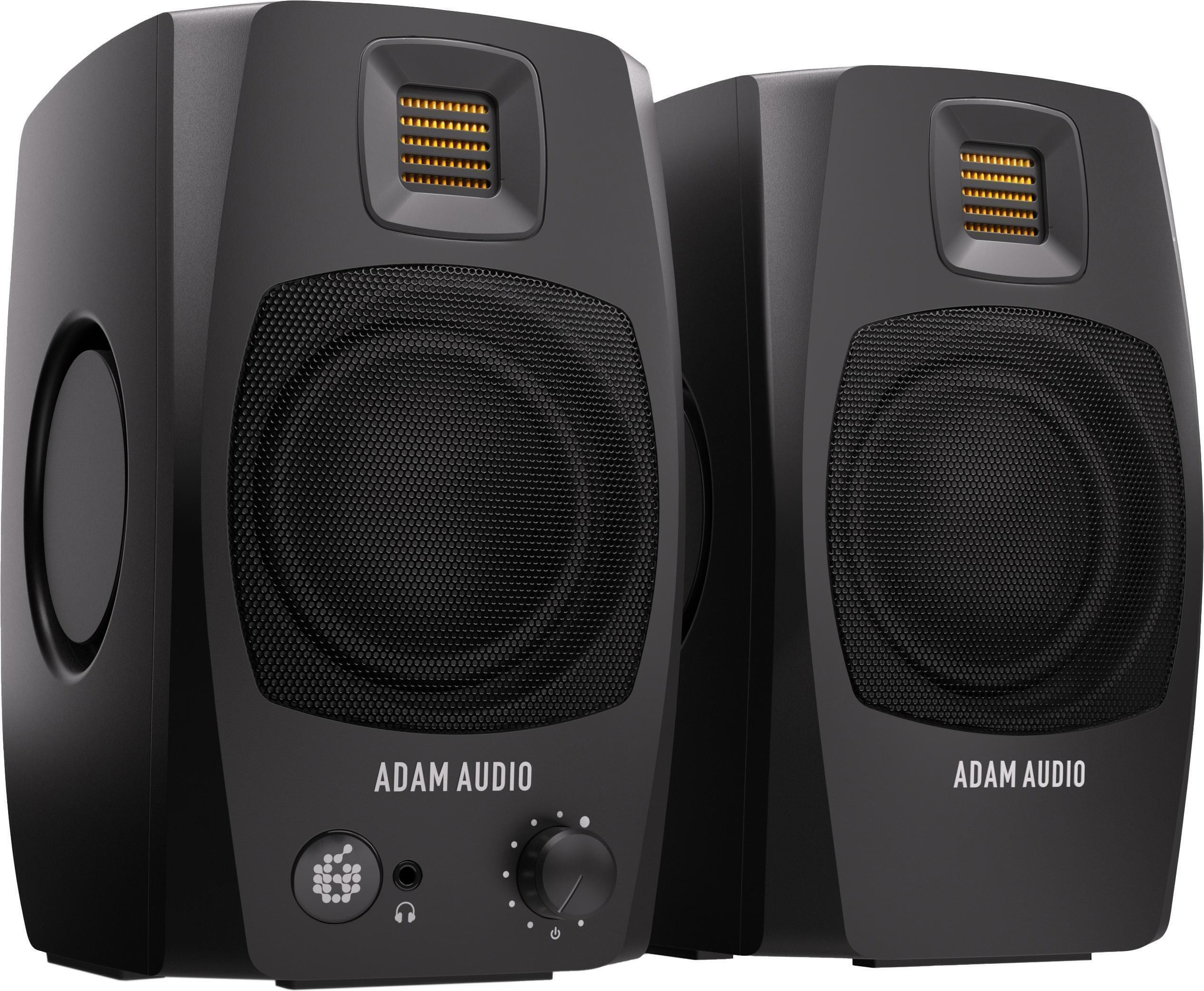 ADAM Audio D3V 3.5-inch Powered Studio Monitor Pair - Black | Sweetwater