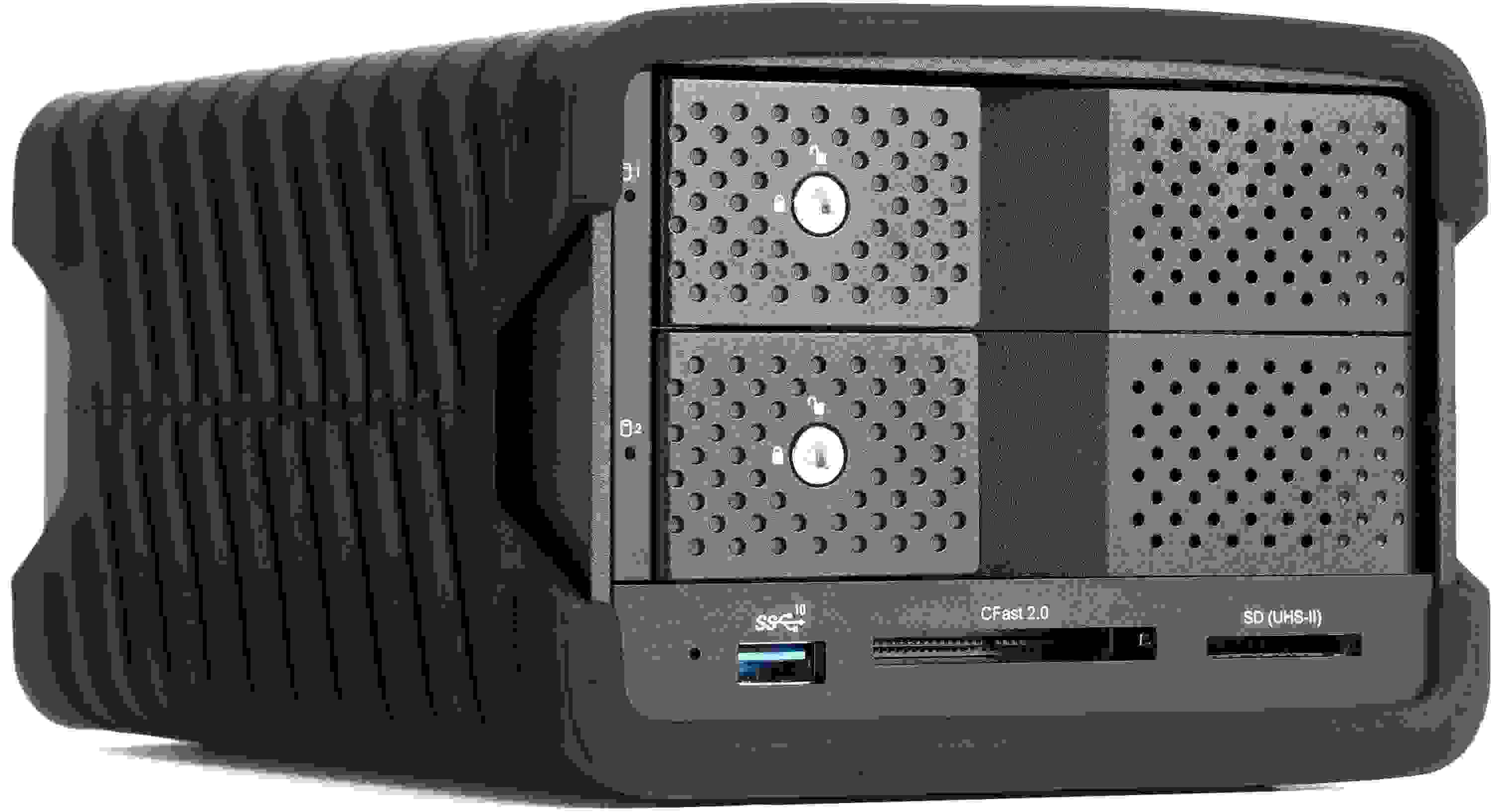 Glyph Blackbox Pro RAID 32TB USB-C Desktop Hard Drive with Hub - Black ...