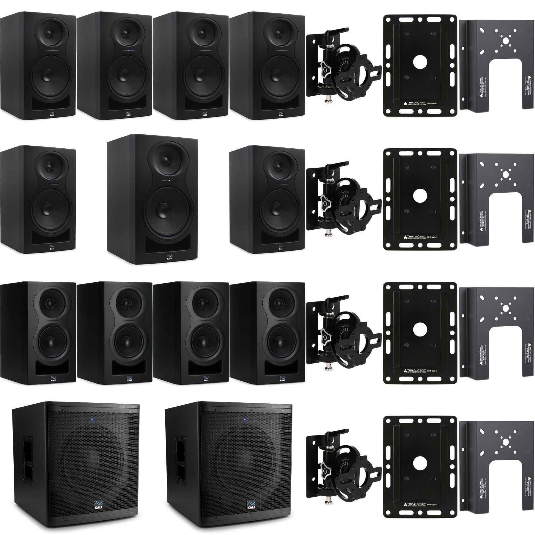 Kali Audio 7.1.4 Immersive Audio Studio Monitor System | Sweetwater