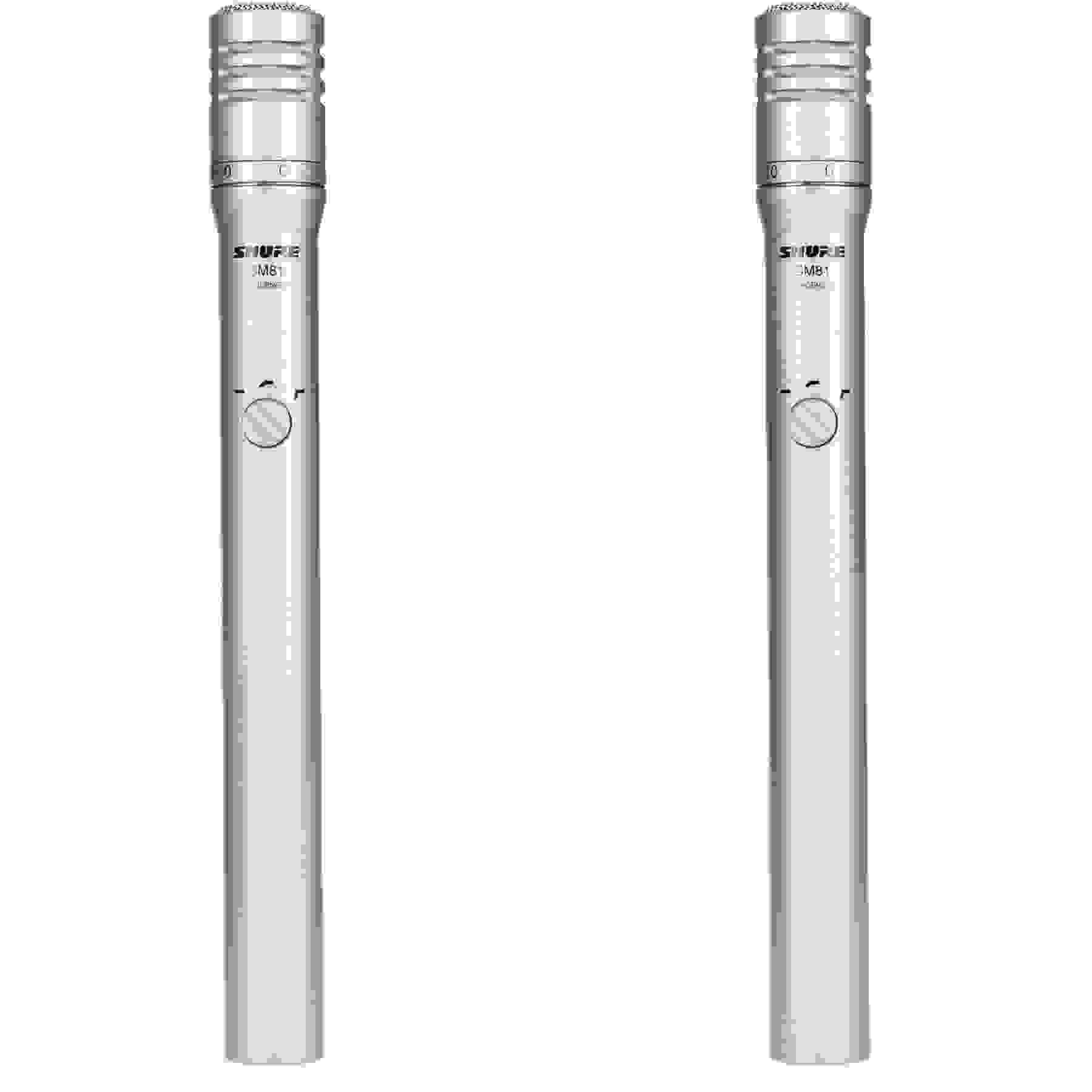Shure SM81 Small-diaphragm Condenser Microphone (Pair) | Sweetwater