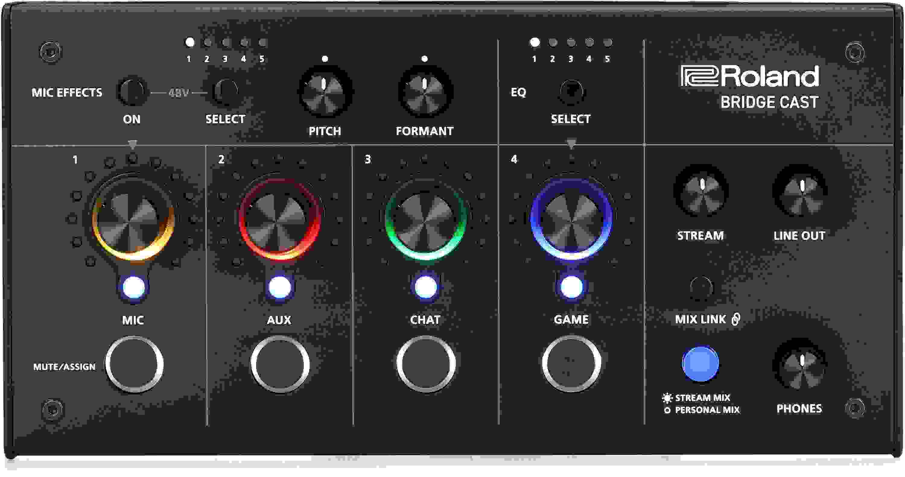 Roland Bridge Cast Dual-bus Gaming Audio Mixer | Sweetwater
