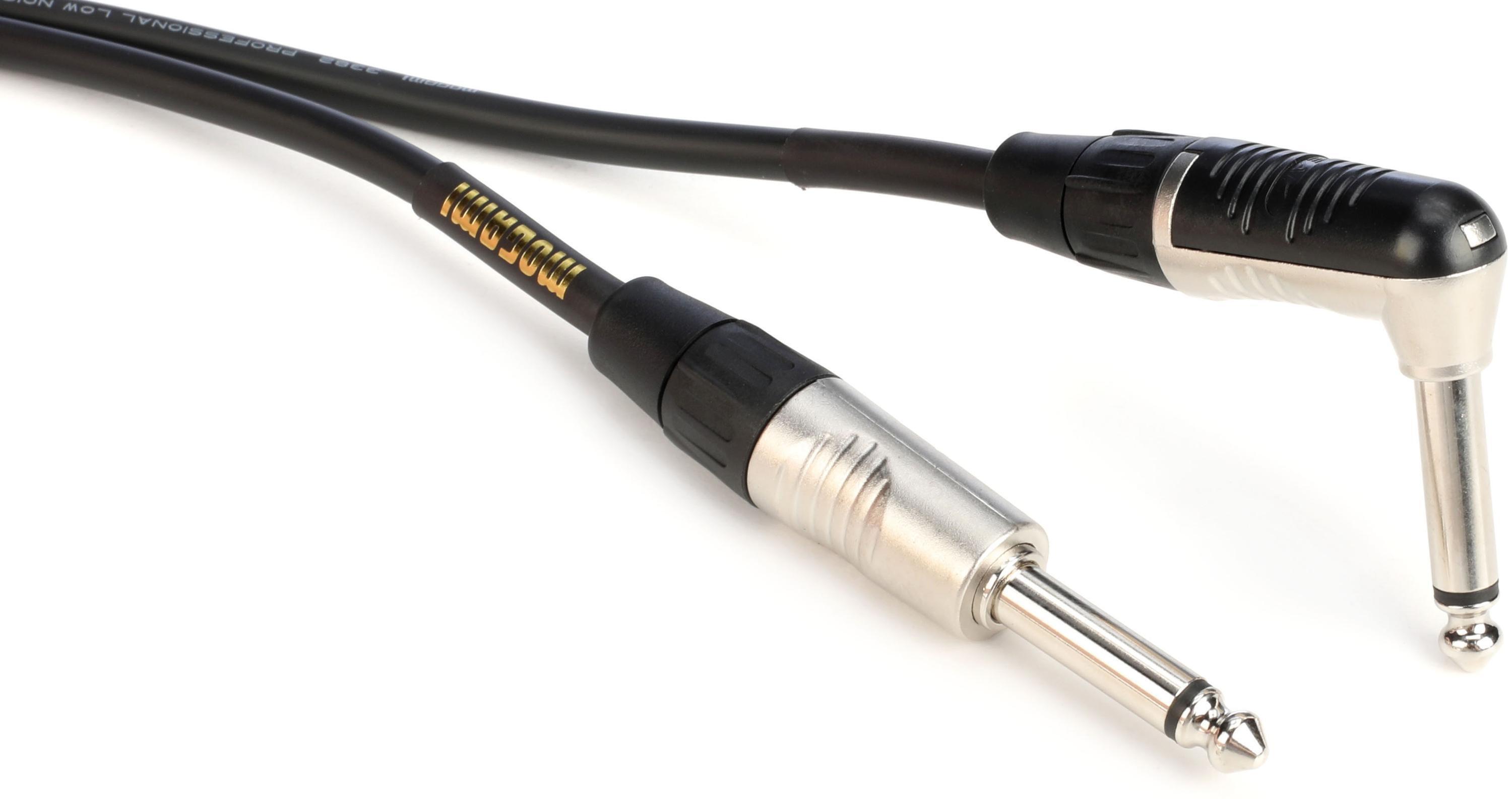 Mogami MCP GT R 10 CorePlus Straight to Right Angle Instrument Cable ...