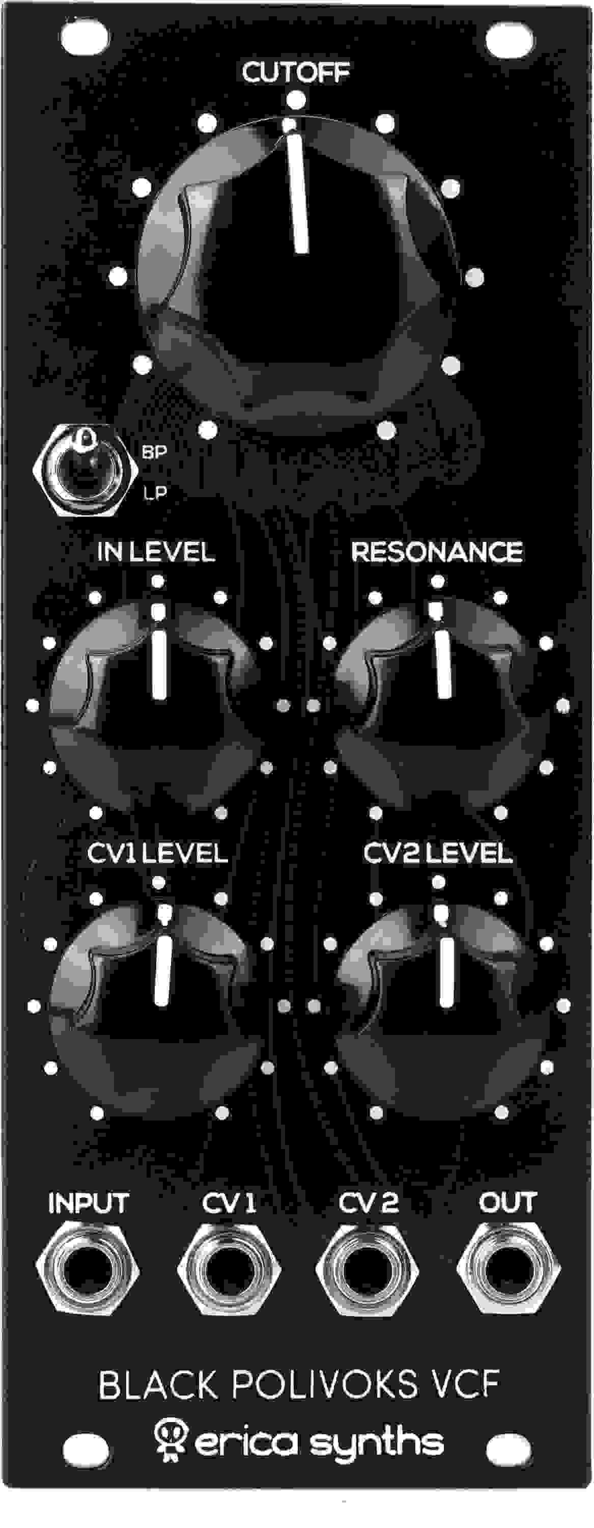 Erica Synths Black Polivoks VCF v2 Multi-Mode Eurorack Filter Module | Sweetwater