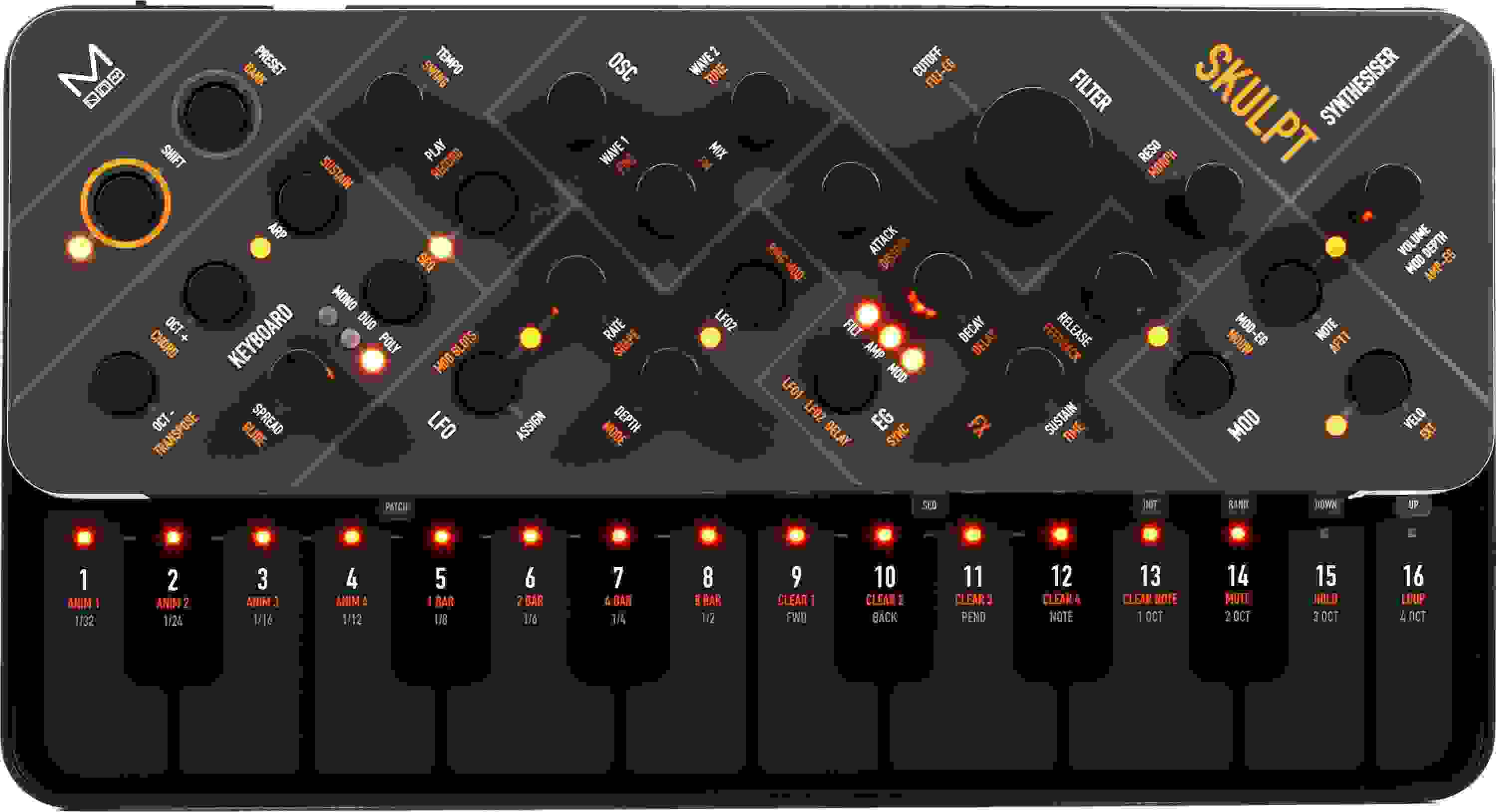 Modal Electronics Skulpt Portable 4-voice Polyphonic Synthesizer ...