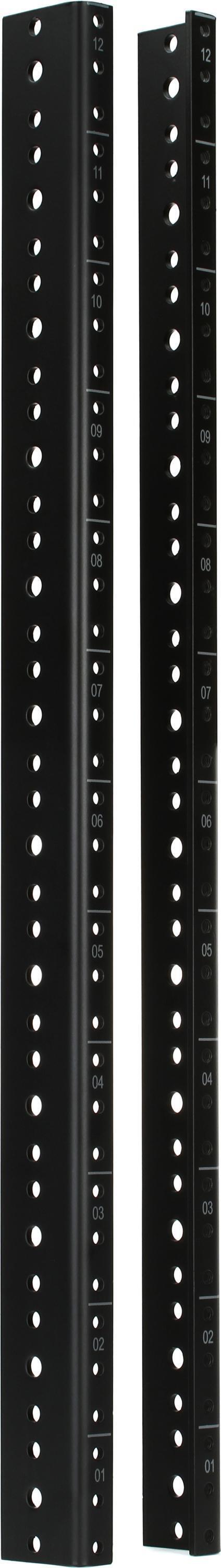 Gator GRW-RACKRAIL-12U Rack Rail Set - 12 Rack Spaces | Sweetwater