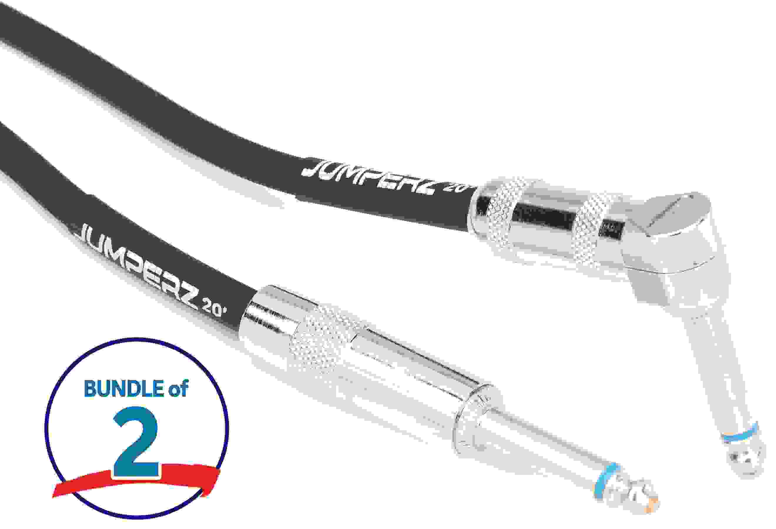 JUMPERZ Blue Line Instrument Patch Cable (2 Pack) - 20 feet | Sweetwater